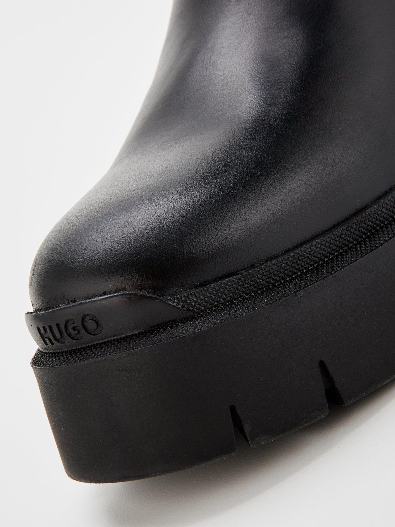 HUGO Kris Buckle Ankle Boot - Black | Very