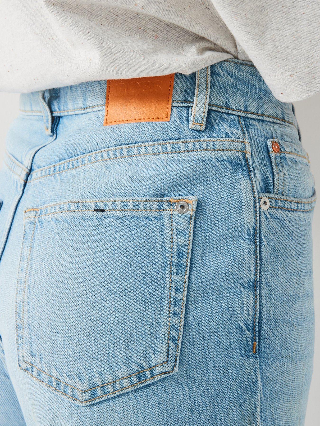 BOSS Ruth High Rise Mom Jean - Blue | Very