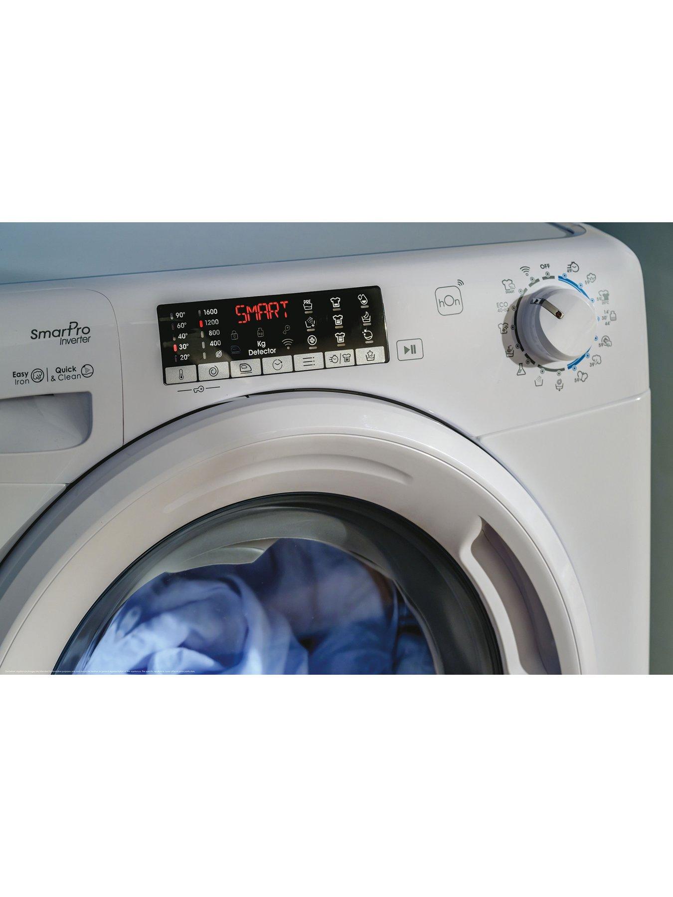 Candy CSO 686TWM6-80 8kg Load, 1600 Spin Smart Pro Inverter Washing ...