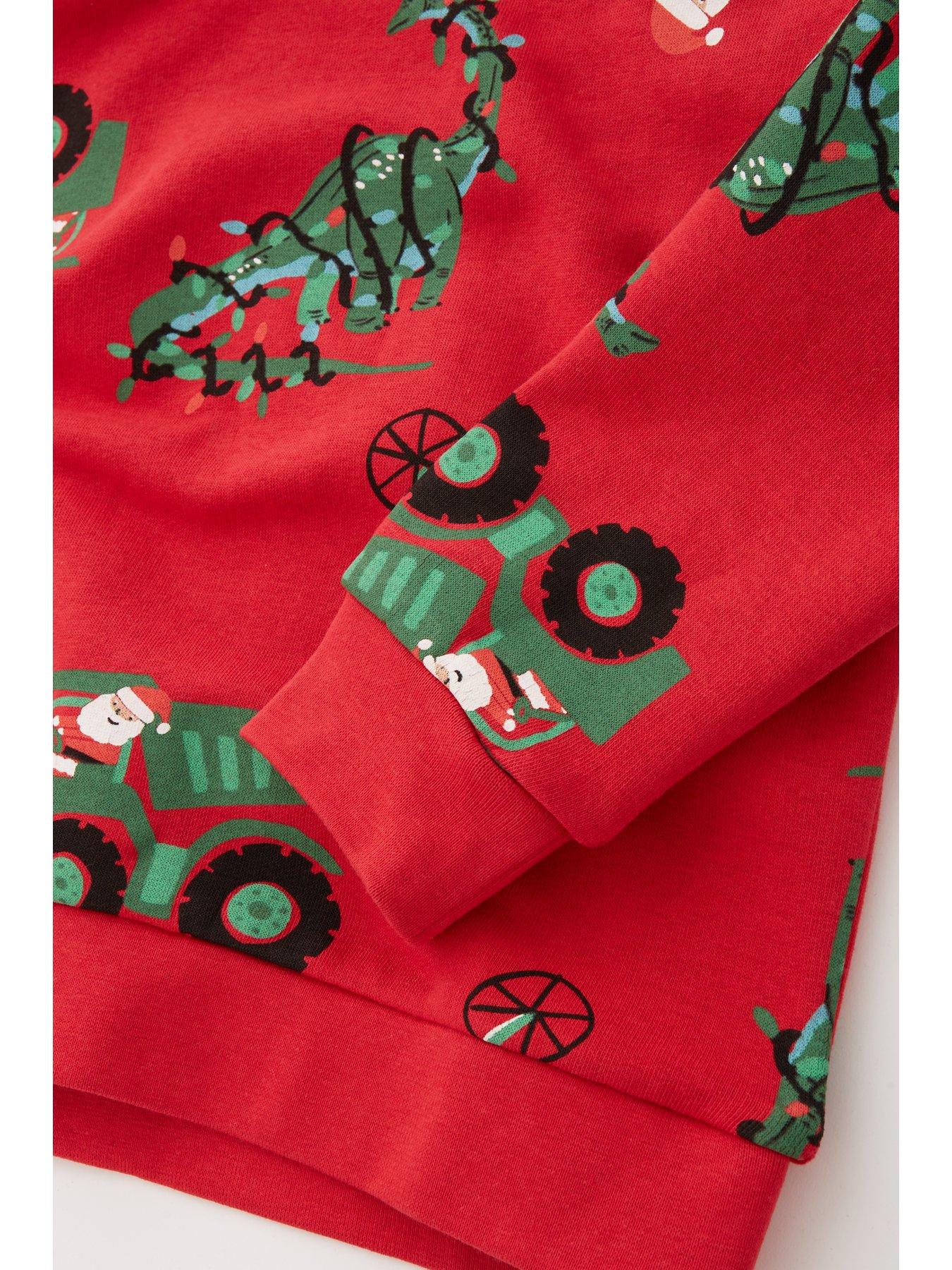 Mini V by Very Boys All Over Print Christmas Sweatshirt - Multi | Very
