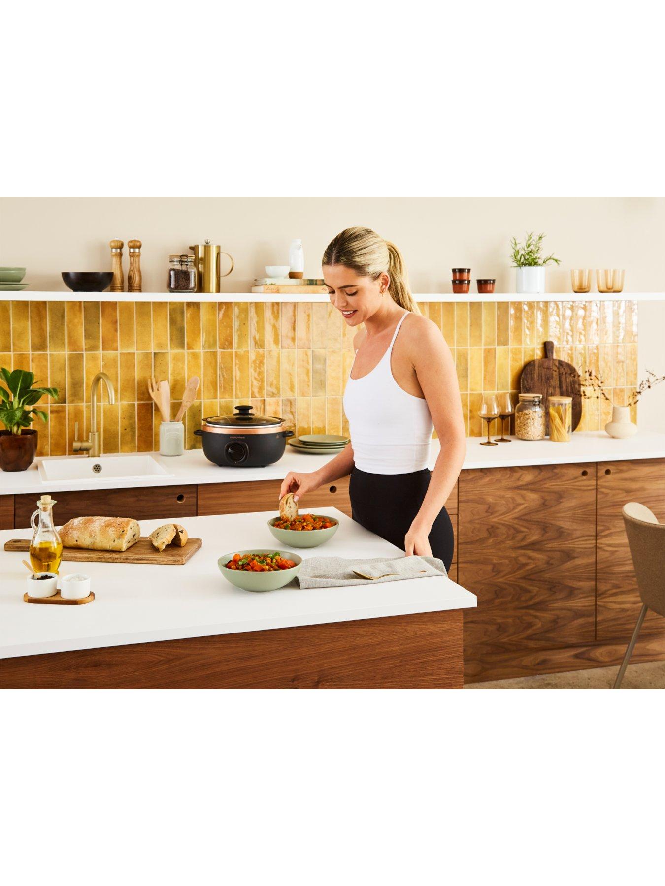 Morphy Richards Sear and Stew Rose Gold Slow Cooker - 3.5L - Hob Proof ...