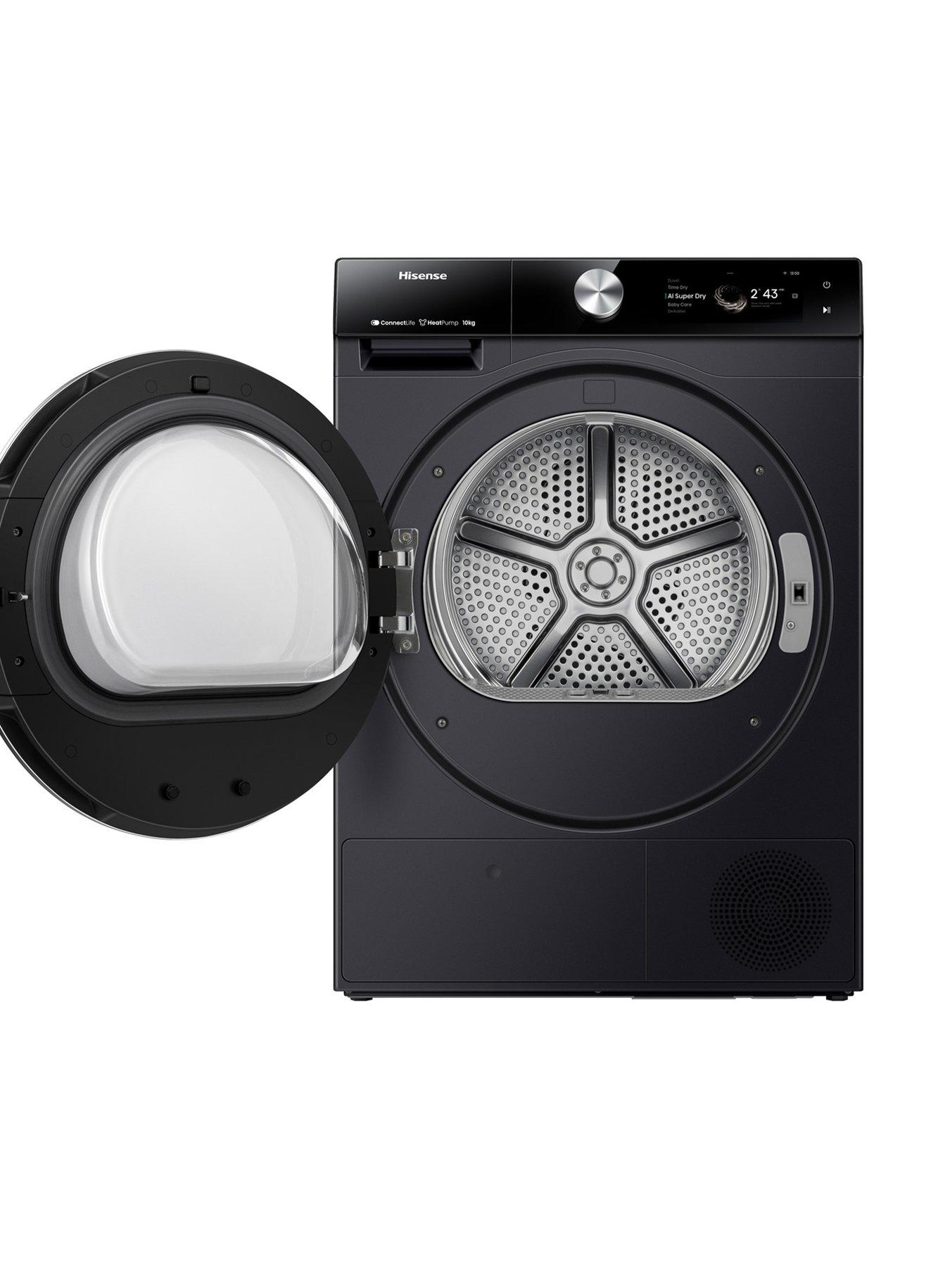 Hisense 7S Series DH7S107BB 10kg Load, AI Tumble Dryer with Touch ...