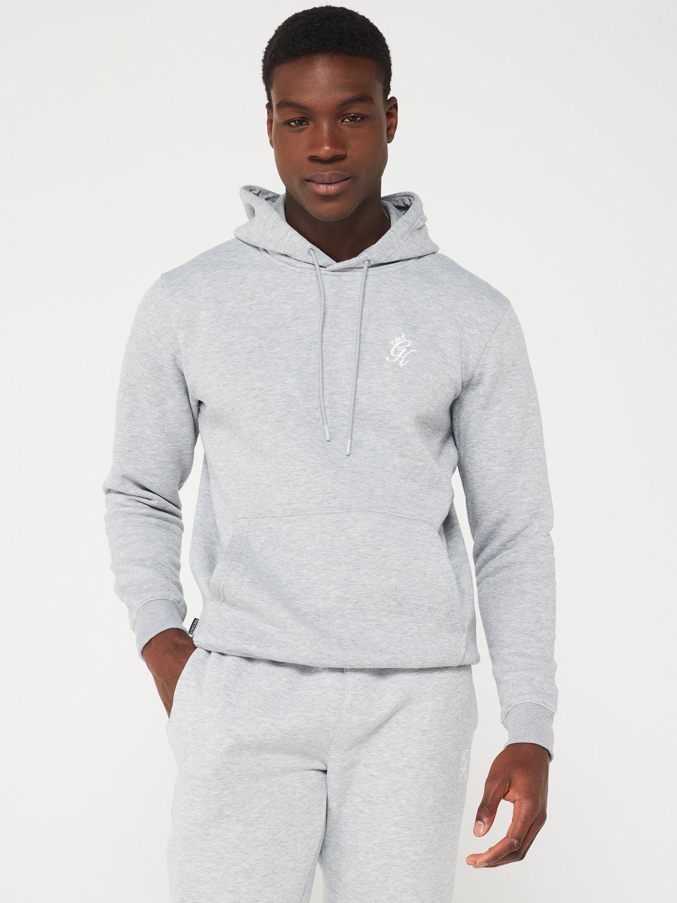 Gym King Mens Fundamental Fleece Hoodie - Grey | Very.co.uk
