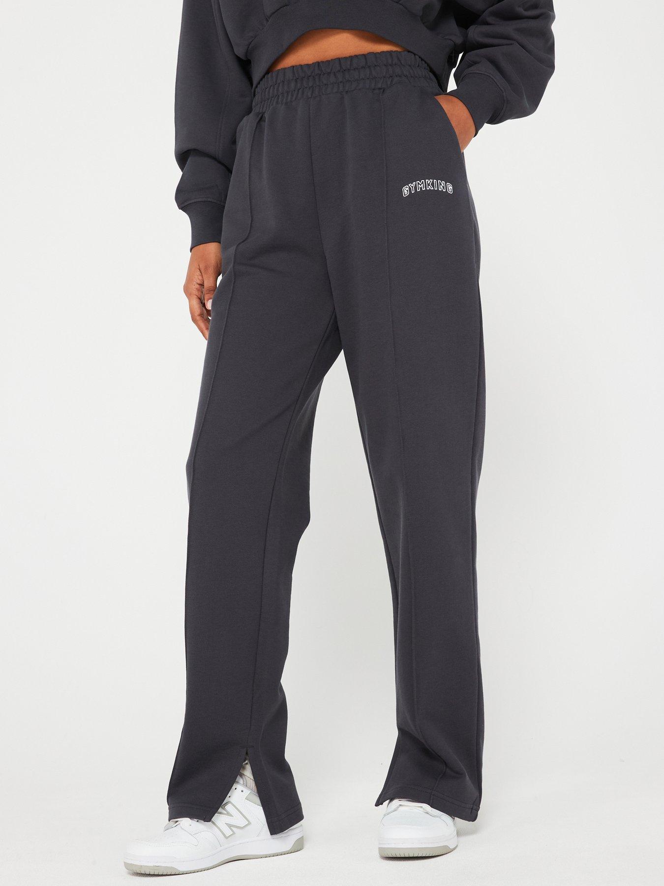 Gym King Womens Refresh Straight Leg Jogger - Dark Grey | Very