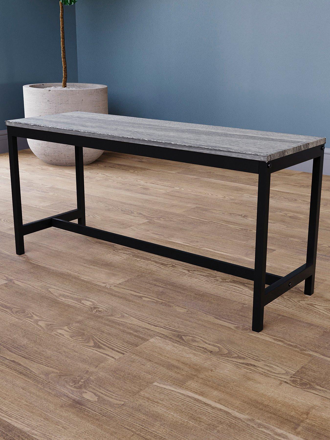 Vida Designs Roslyn 4 Seater Dining Table With Bench Set | Very