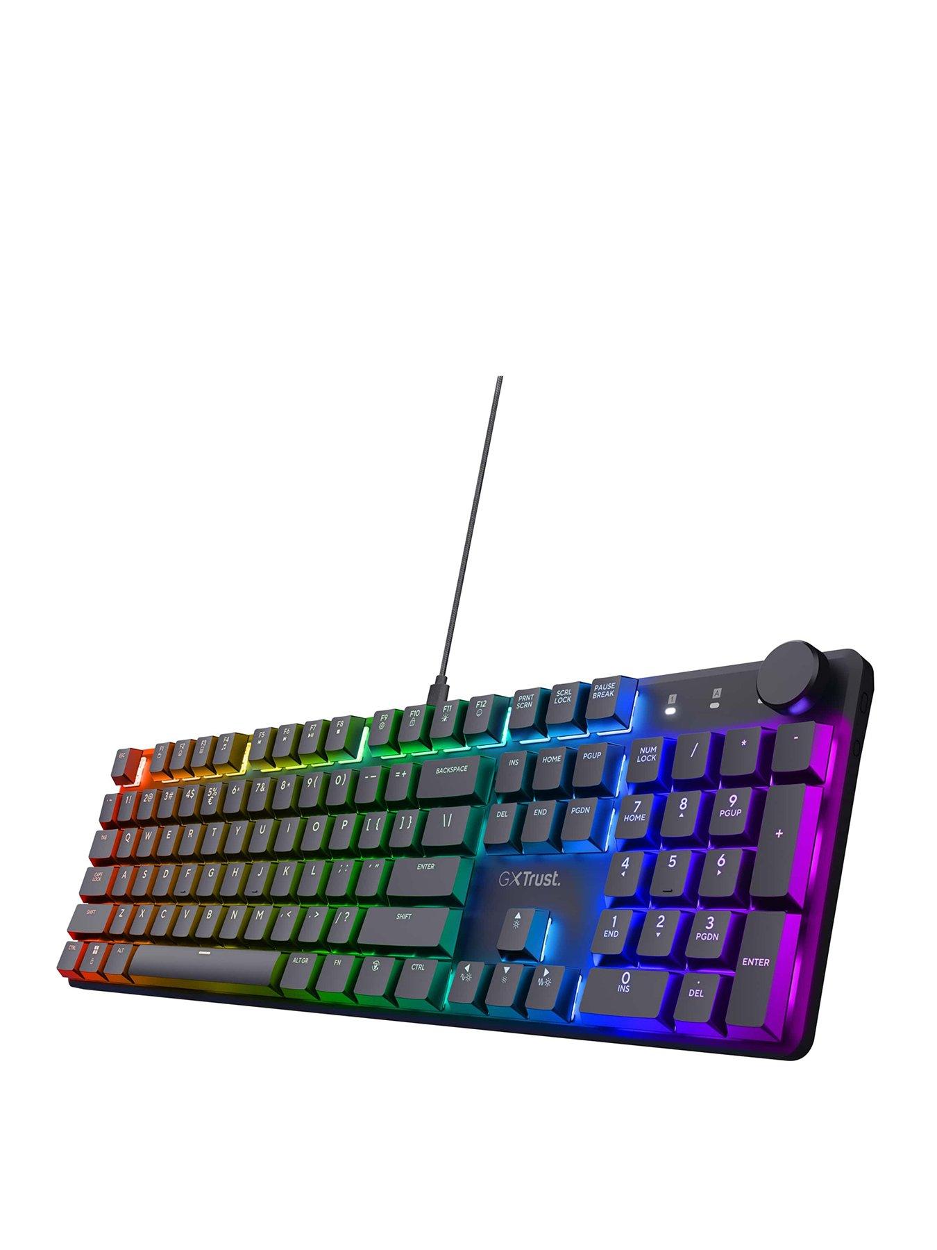 Trust GXT866 Torix Premium Mechanical Gaming Keyboard with Full RGB ...
