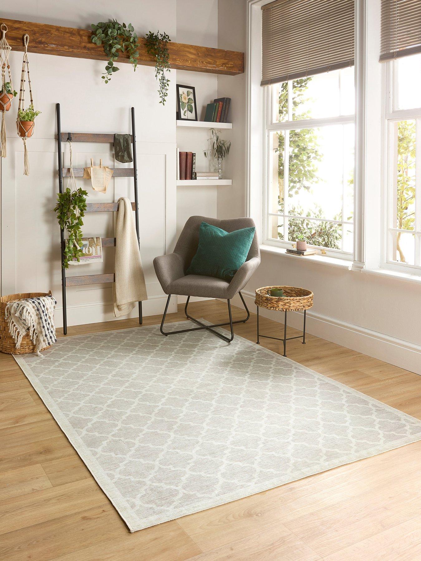 Very Home My Washable Chateau Rug - Cream | Very