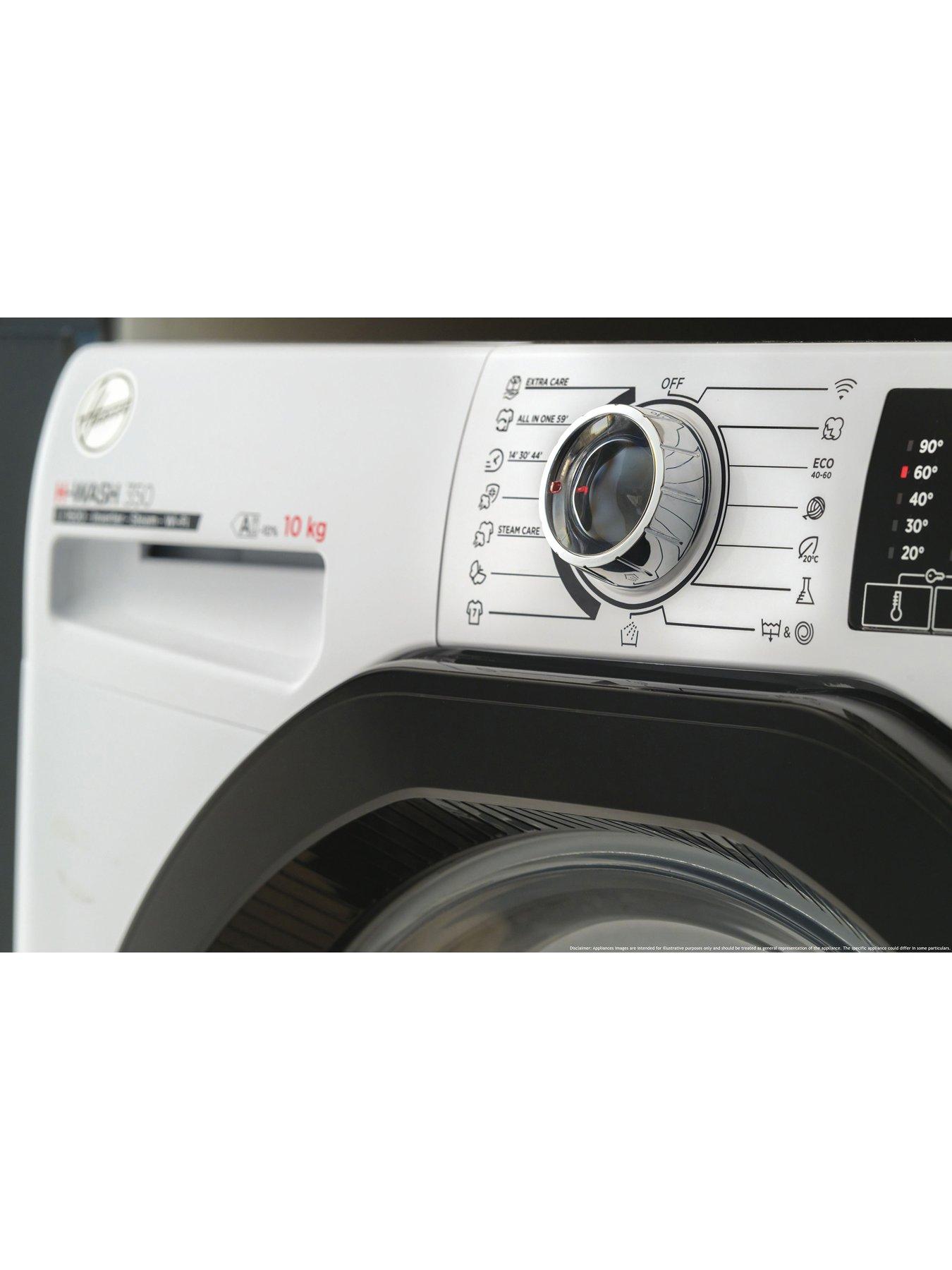 Hoover H-WASH 350 H3WPS496TAMB6 9kg Load, 1400 Spin Washing Machine - A ...