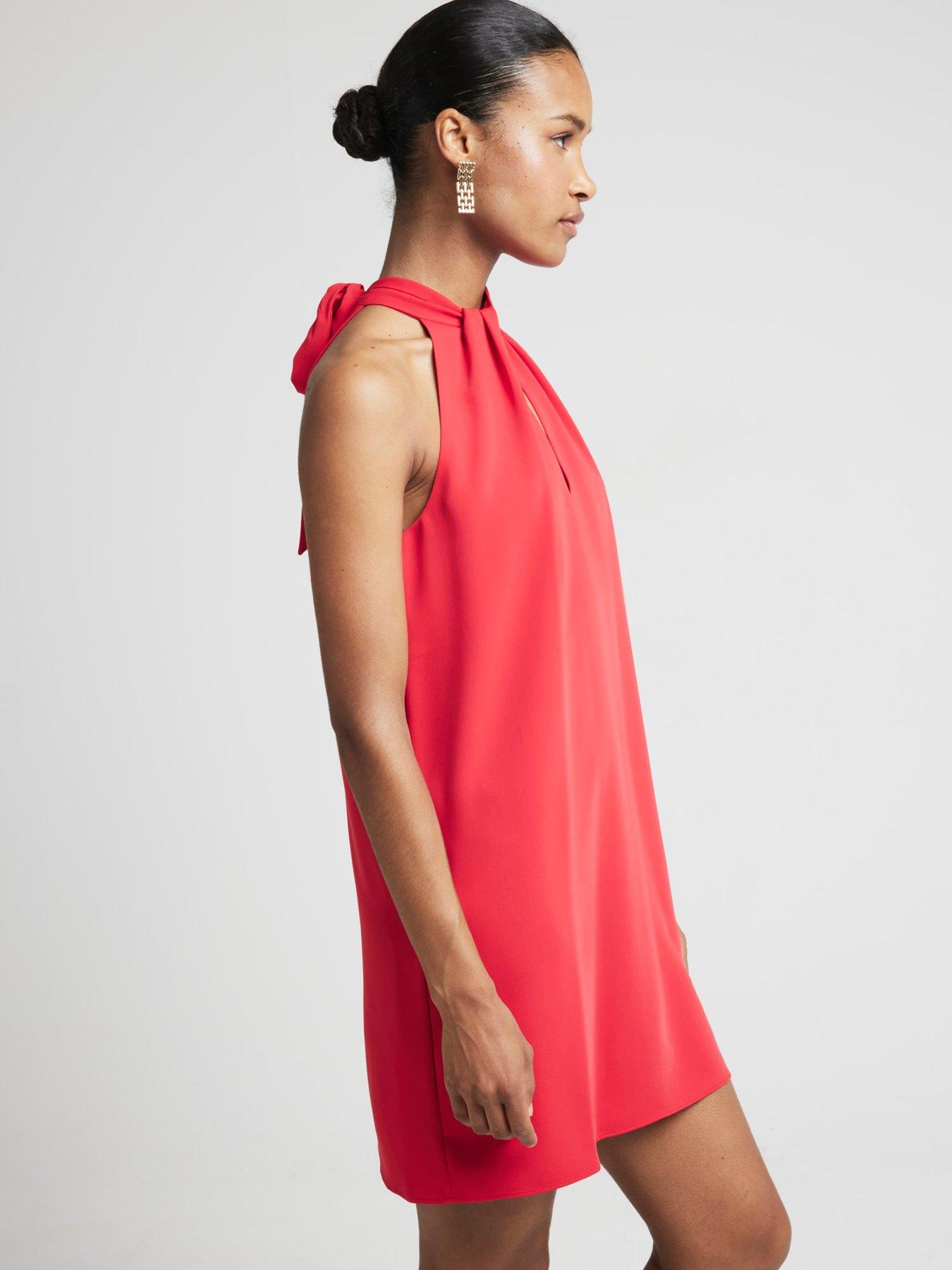 River Island Twist Halterneck Mini Dress - Red | Very