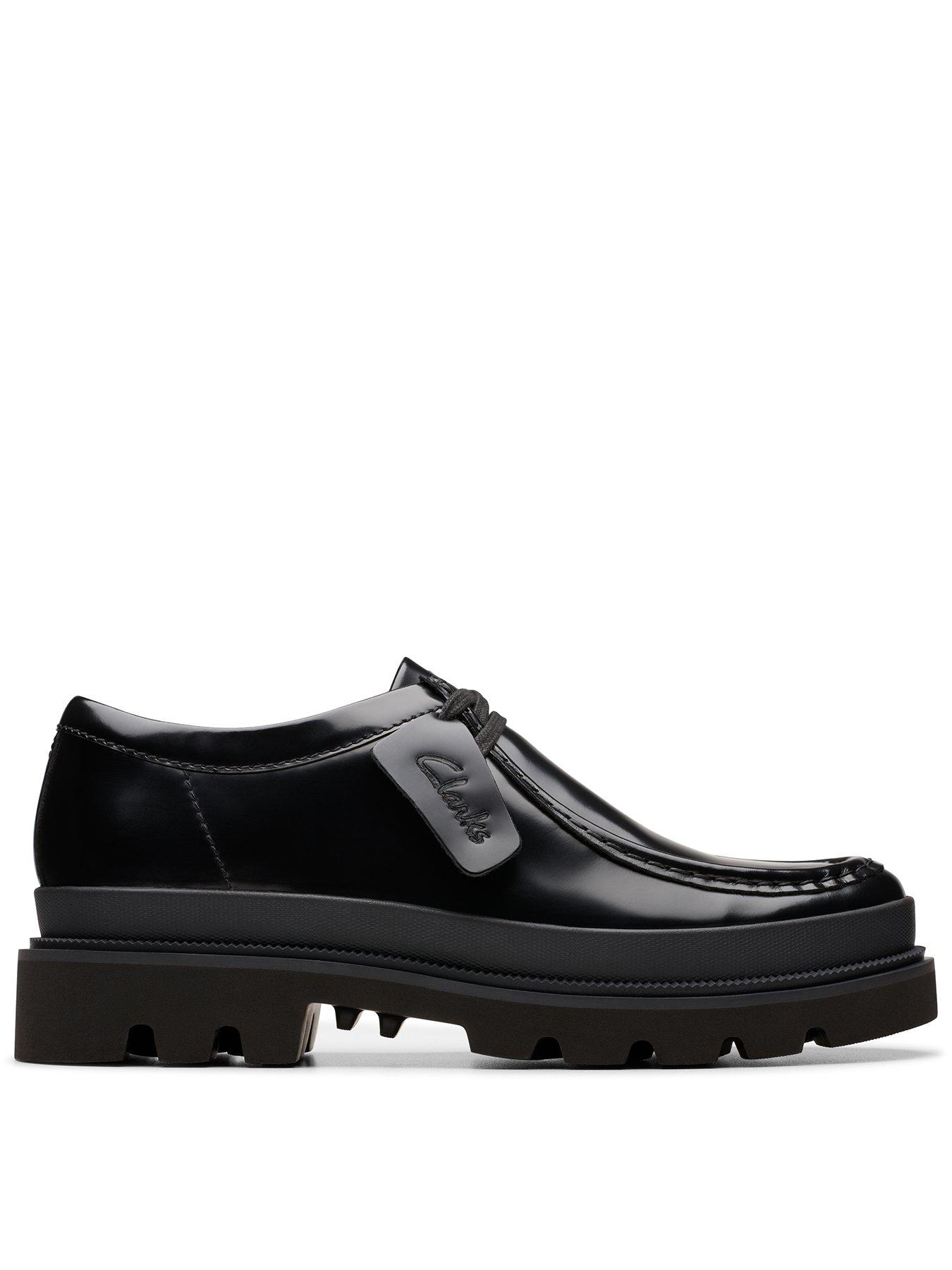 Clarks formal black shoes store