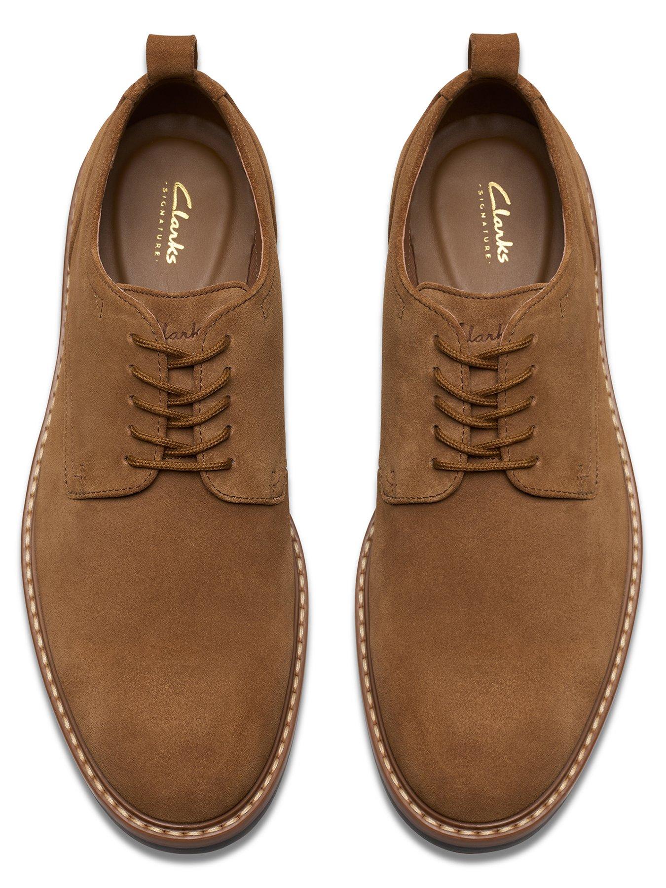 Clarks Aldwin Lace Suede Derby Shoes | Very