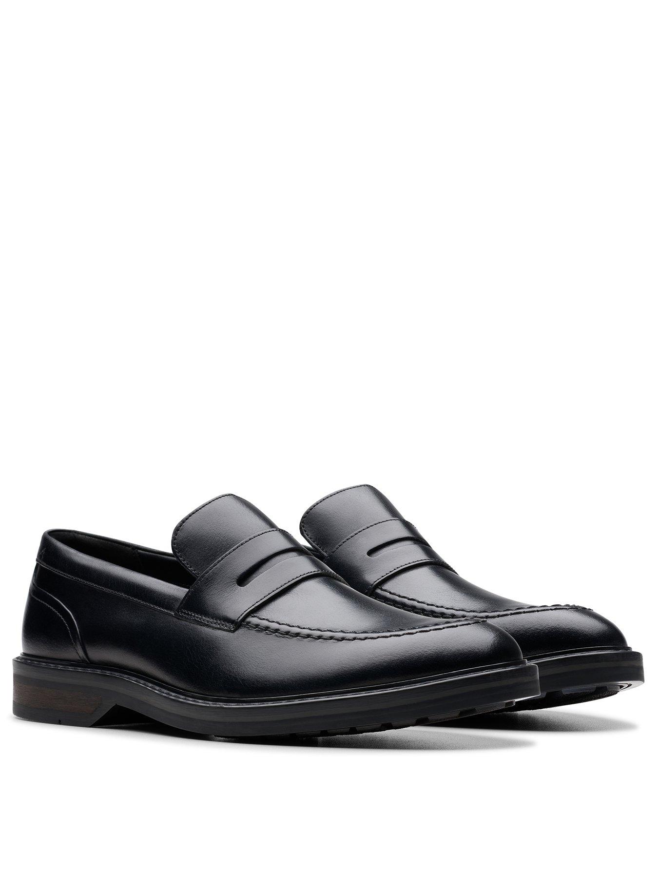 Clarks Aldwin Step Loafers - Black | Very