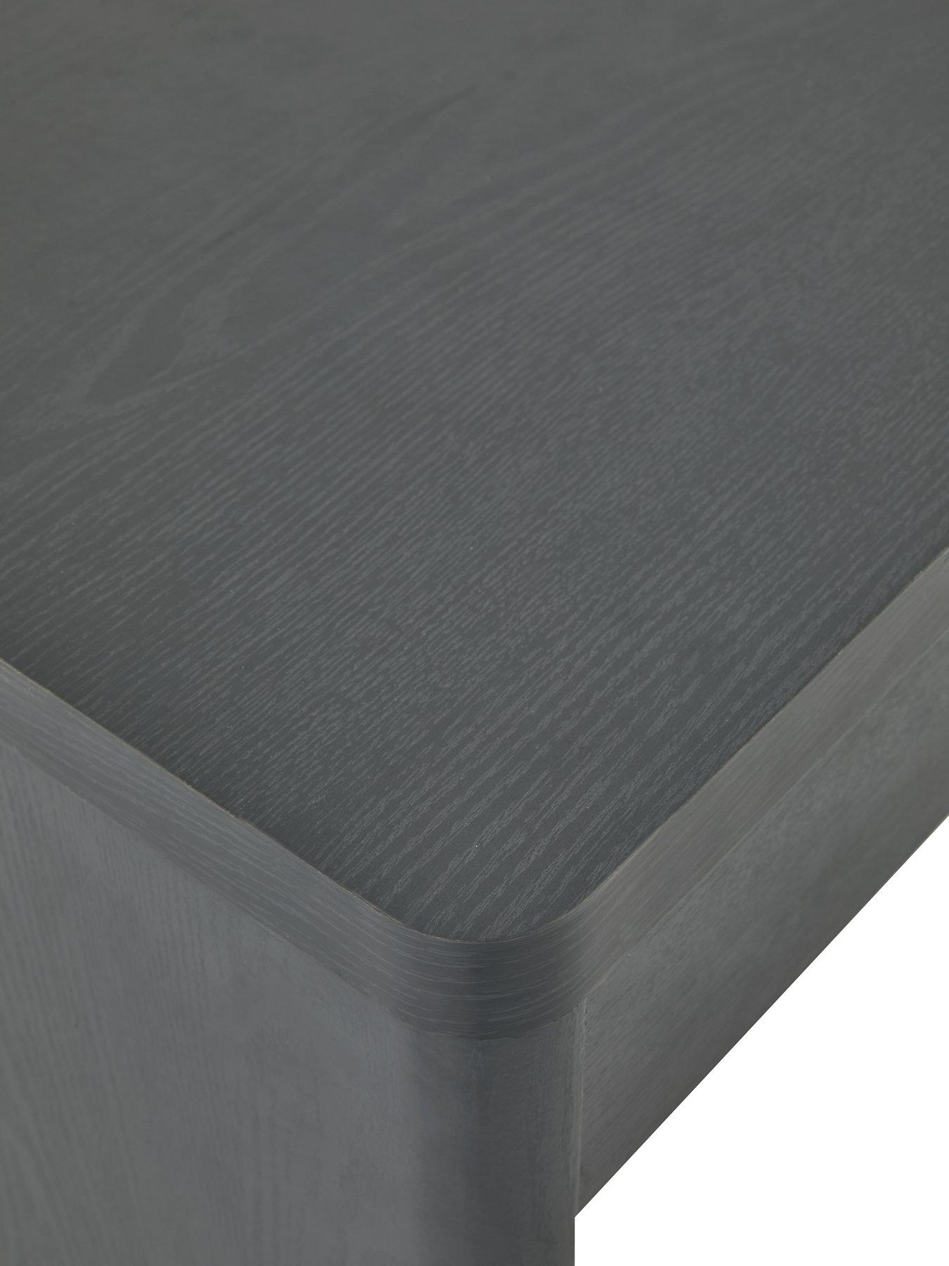 Very Home Aspen 2 Drawer Desk - Dark Grey Oak Effect | Very