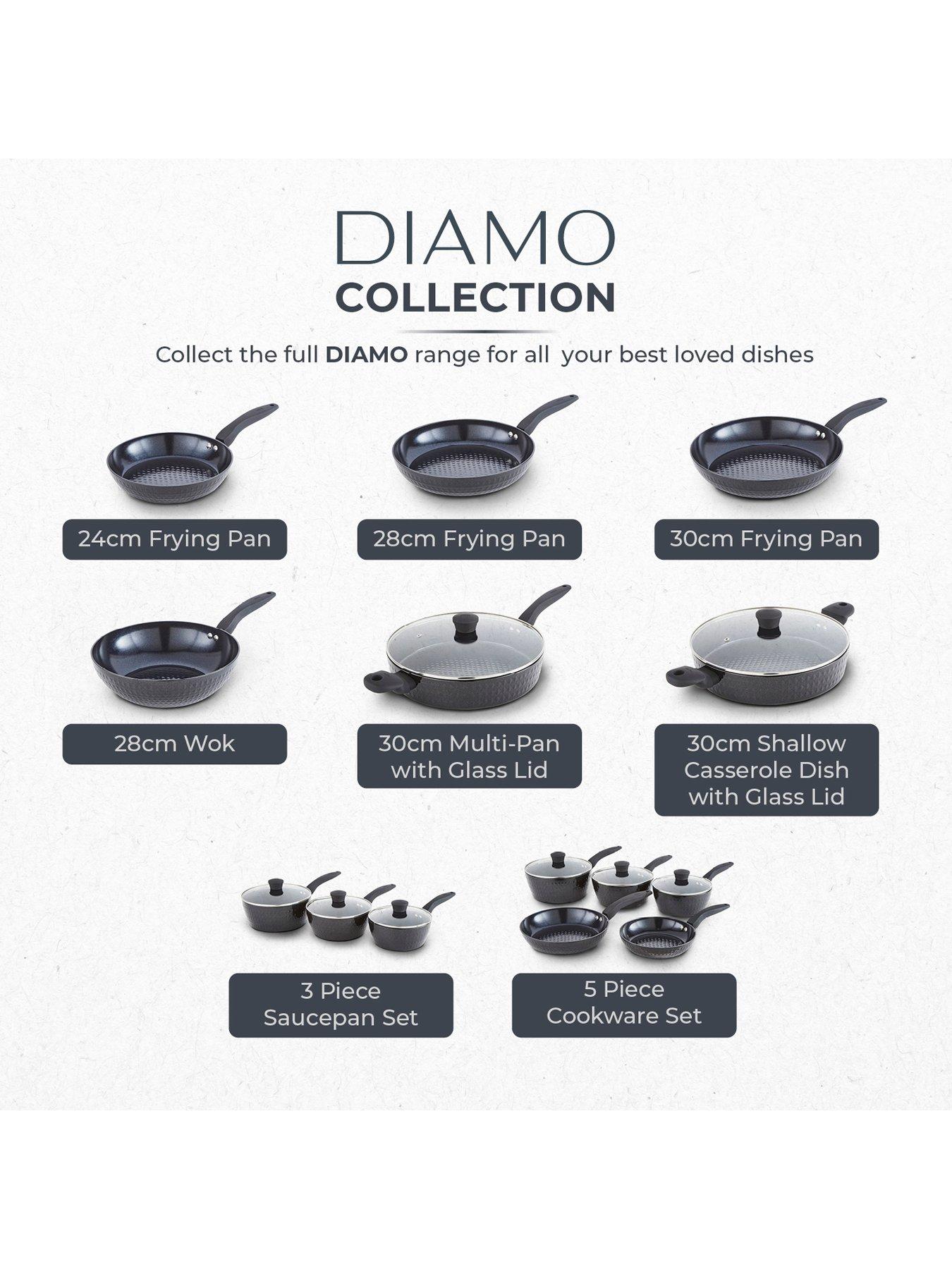 Tower Diamo 30 cm Multi-Pan with Glass Lid | Very.co.uk