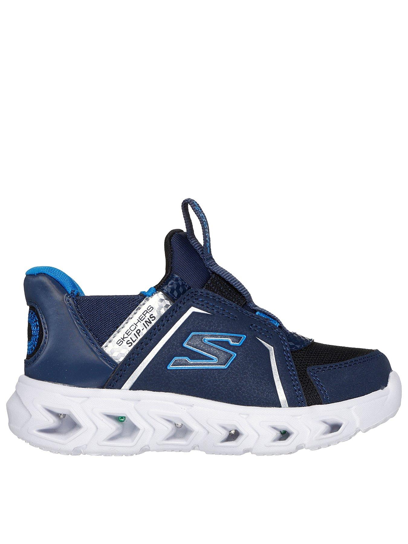 Skechers Boys Hypno Flash 2.0 Slip Ins Lighted Trainer Very