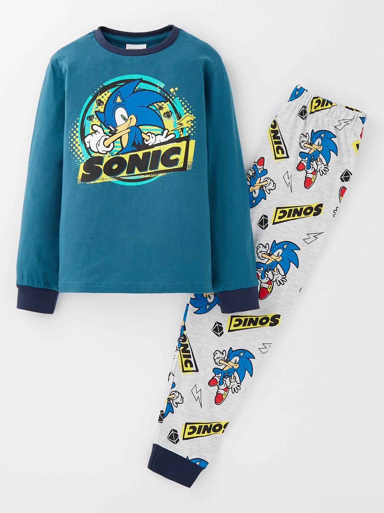 Sonic the Hedgehog Long Sleeve Pyjamas - Green | Very
