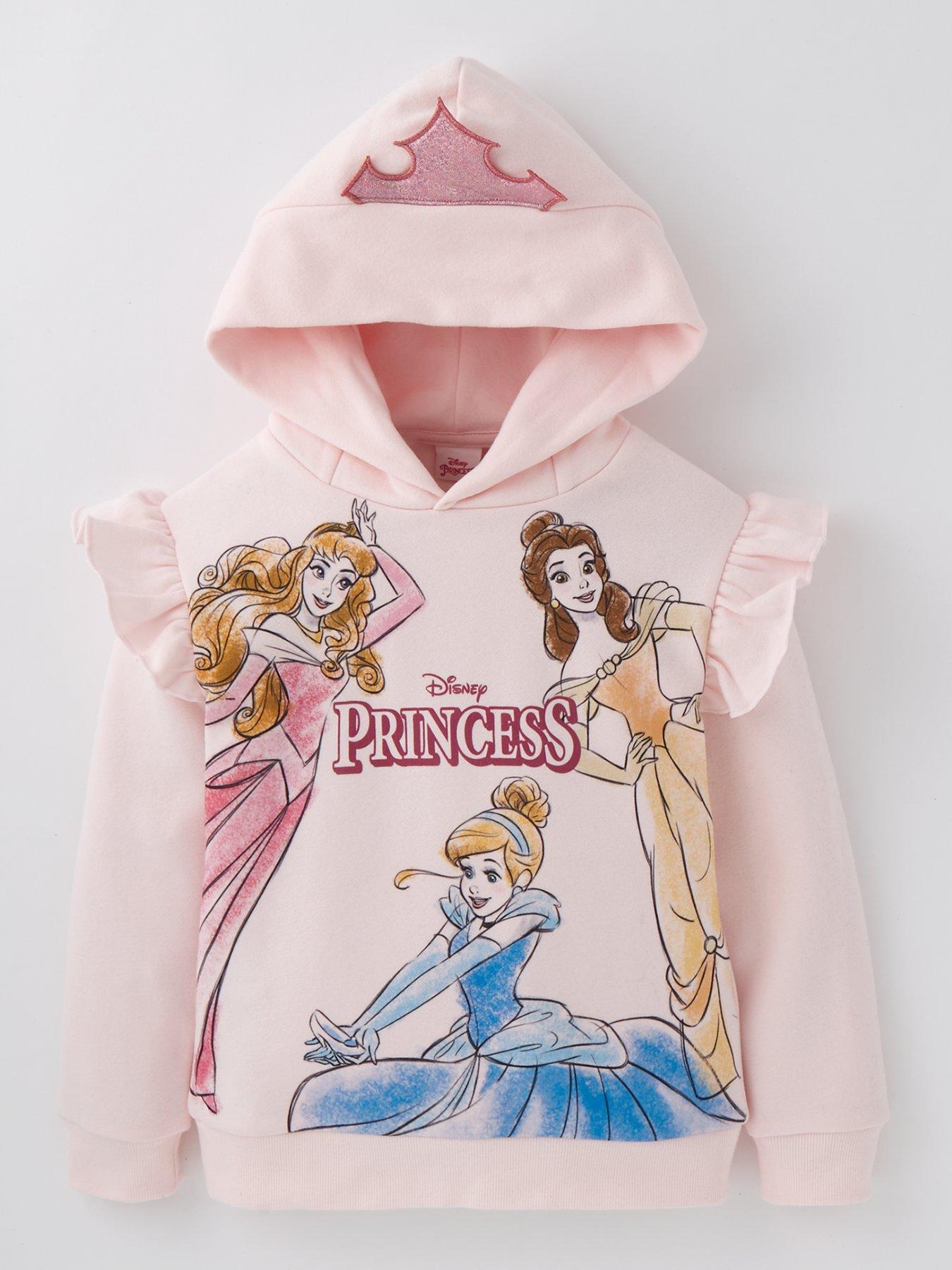 Disney Princess Hood Detail Disney Princess Hoodie - Pink | Very