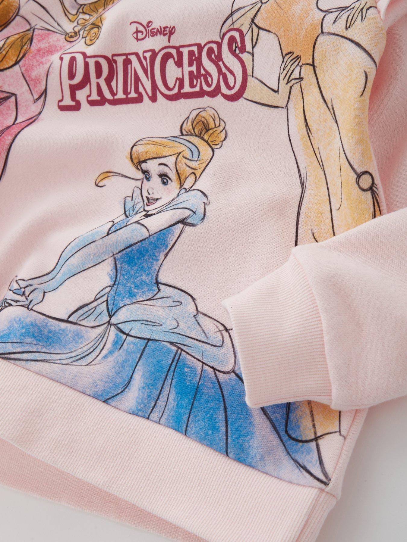 Disney Princess Hood Detail Disney Princess Hoodie - Pink | Very