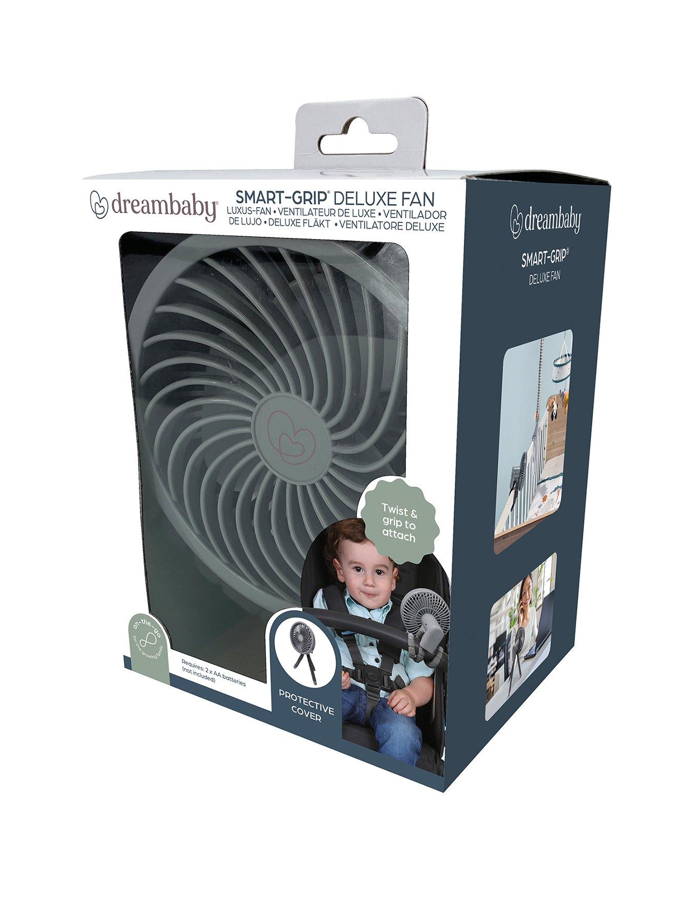 Dreambaby Smart-Grip Flexible Caged Fan - Grey | Very