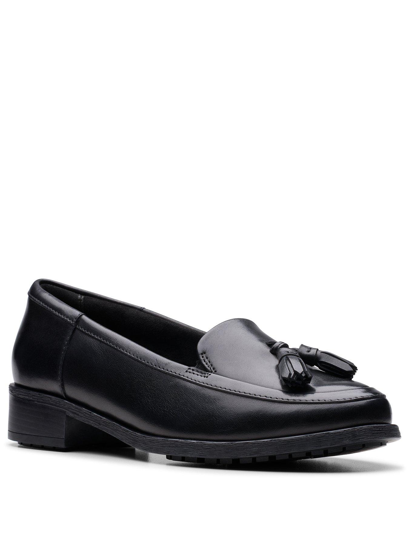 Clarks Havisham Edge Loafer - Black Leather | Very