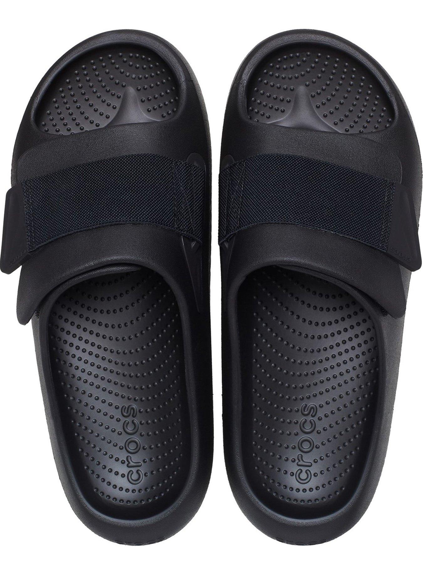 Crocs Men's Mellow Luxe Recovery Slide - Black | Very