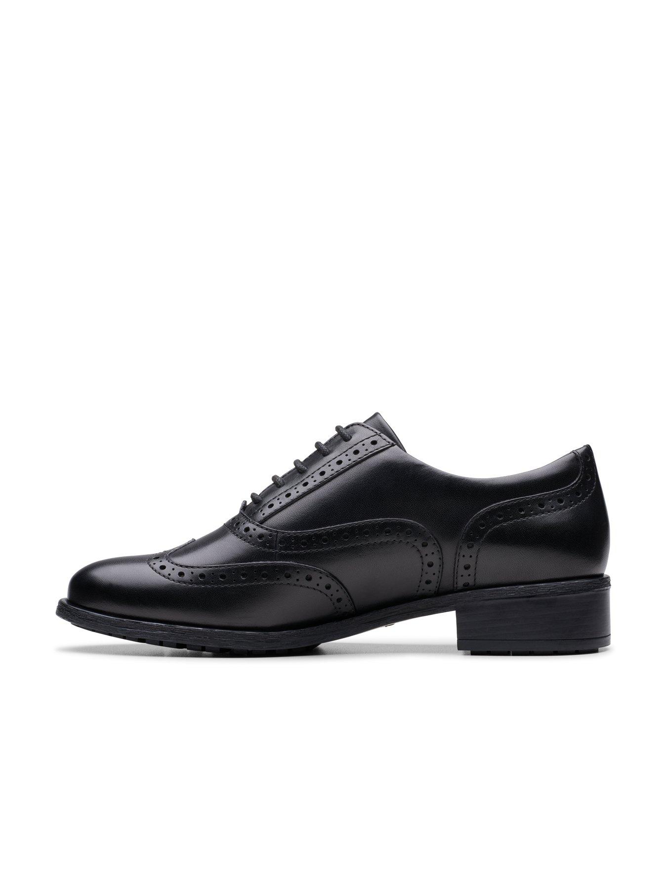 Clarks Havisham Oak Brogue - Black Leather | Very