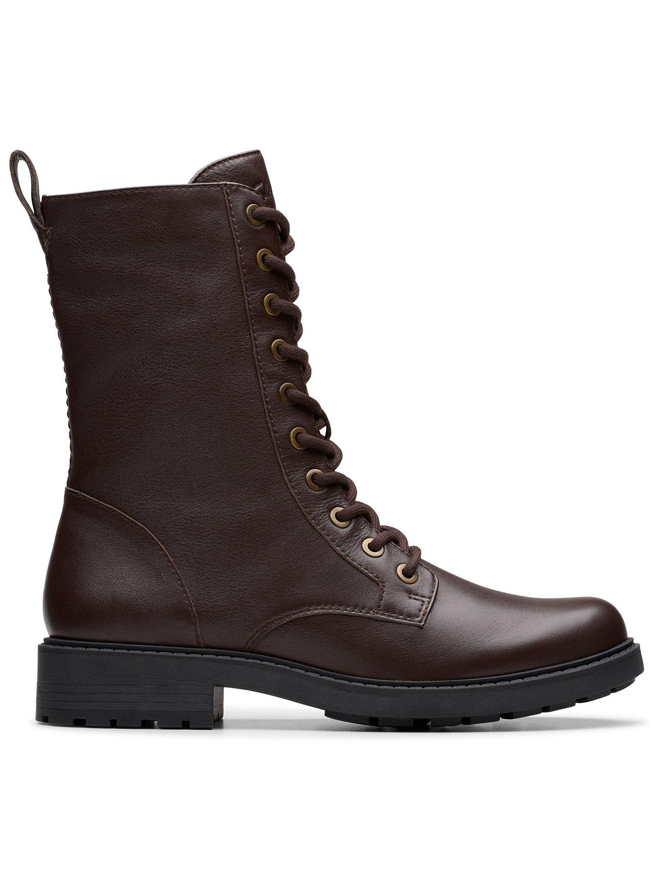 Clarks Orinoco2 Style Wide Fit Leather Ankle Boot | Very