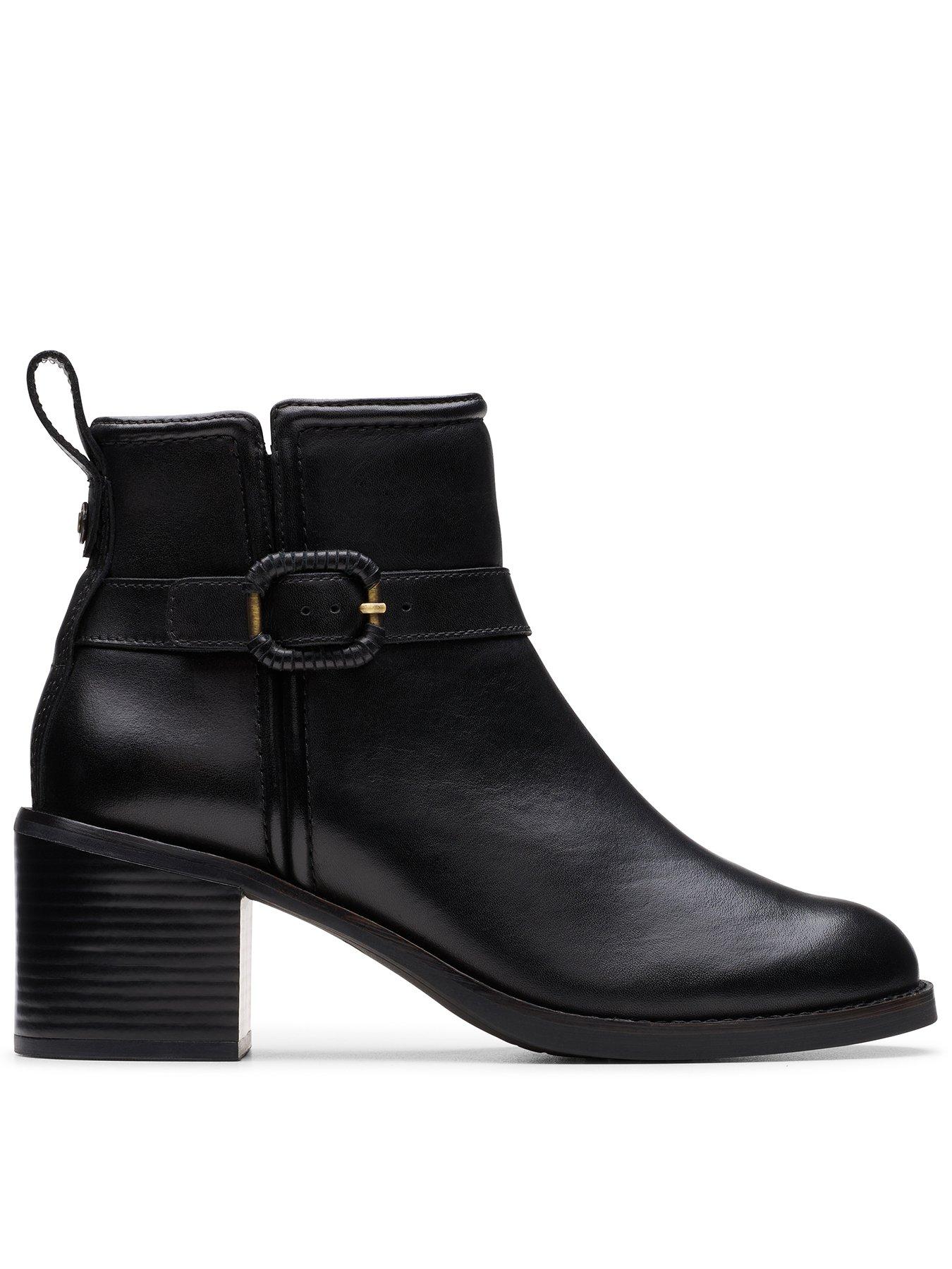 Clarks Chamberly Trim Leather Ankle Boot | Very