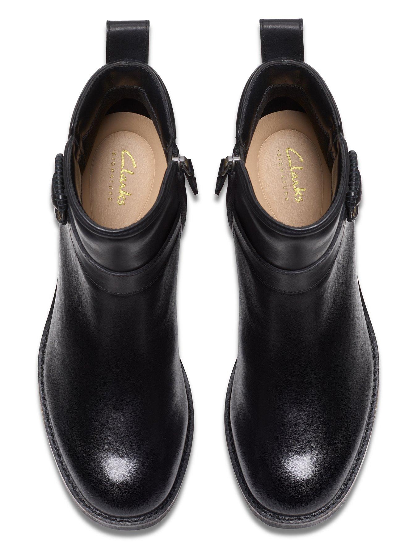 Clarks Chamberly Trim Leather Ankle Boot | Very