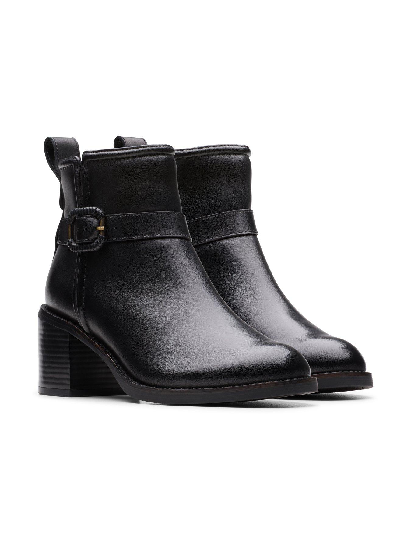 Clarks Chamberly Trim Leather Ankle Boot | Very