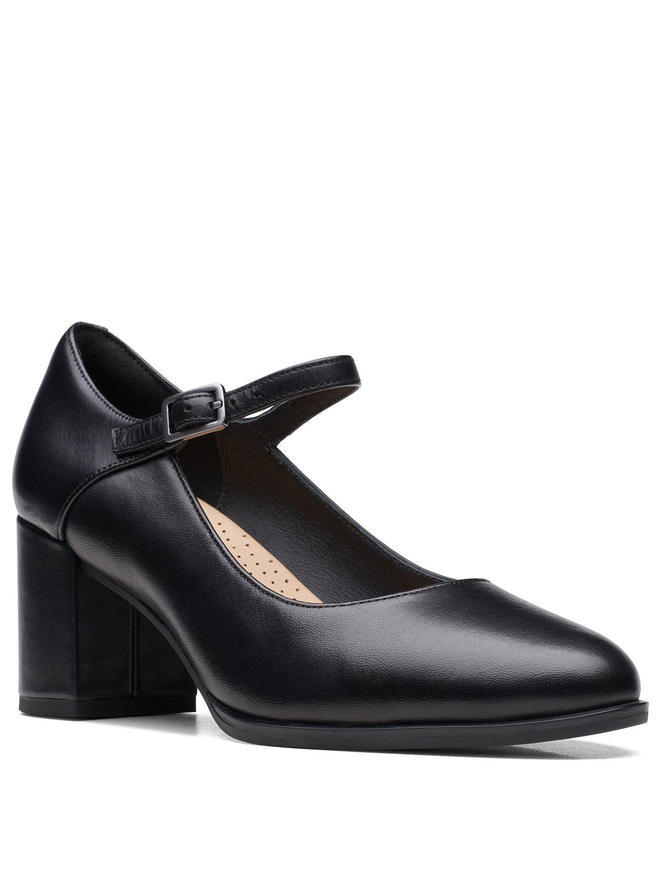 Clarks Freva55 Strap Leather Heel | Very