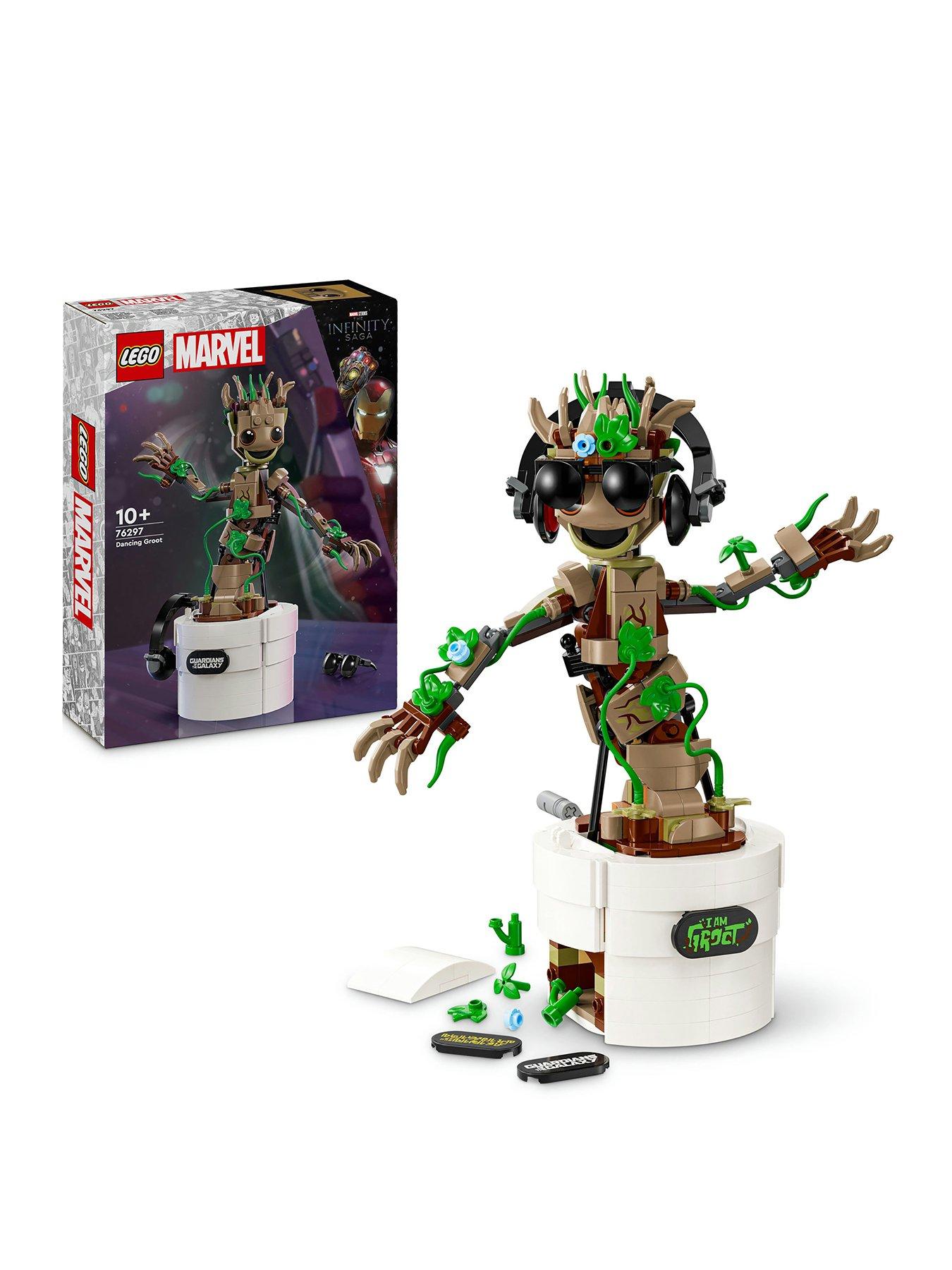 LEGO Marvel Dancing Groot Buildable Toy Set 76297 | Very