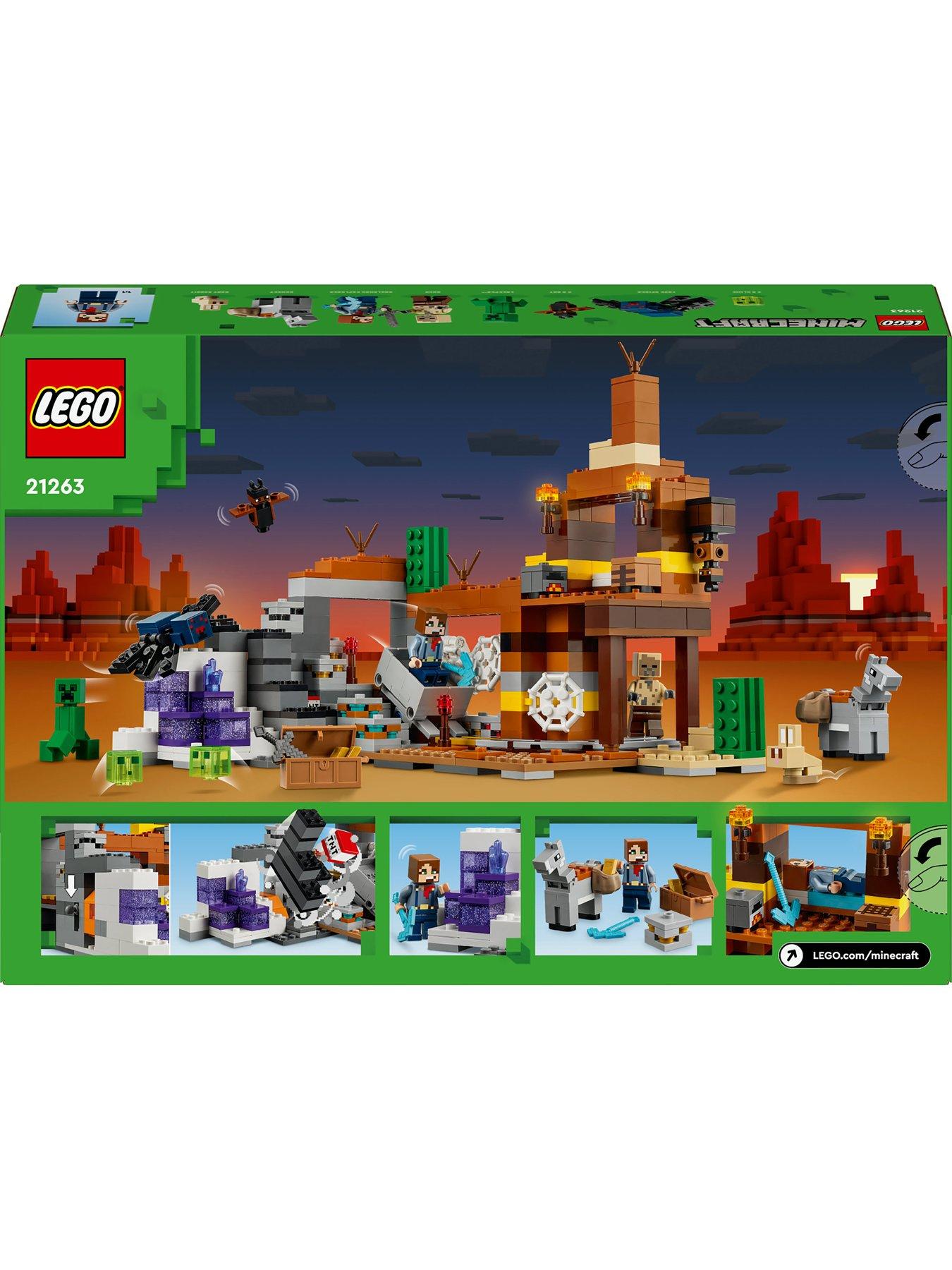 LEGO Minecraft The Badlands Mineshaft Toy Set 21263 | Very