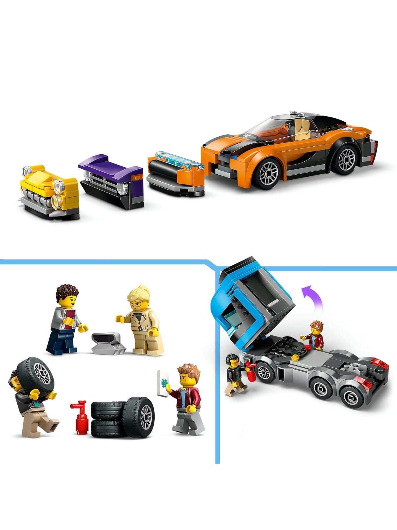 Lego City Car Transporter Truck With Sports Cars 60408 Very