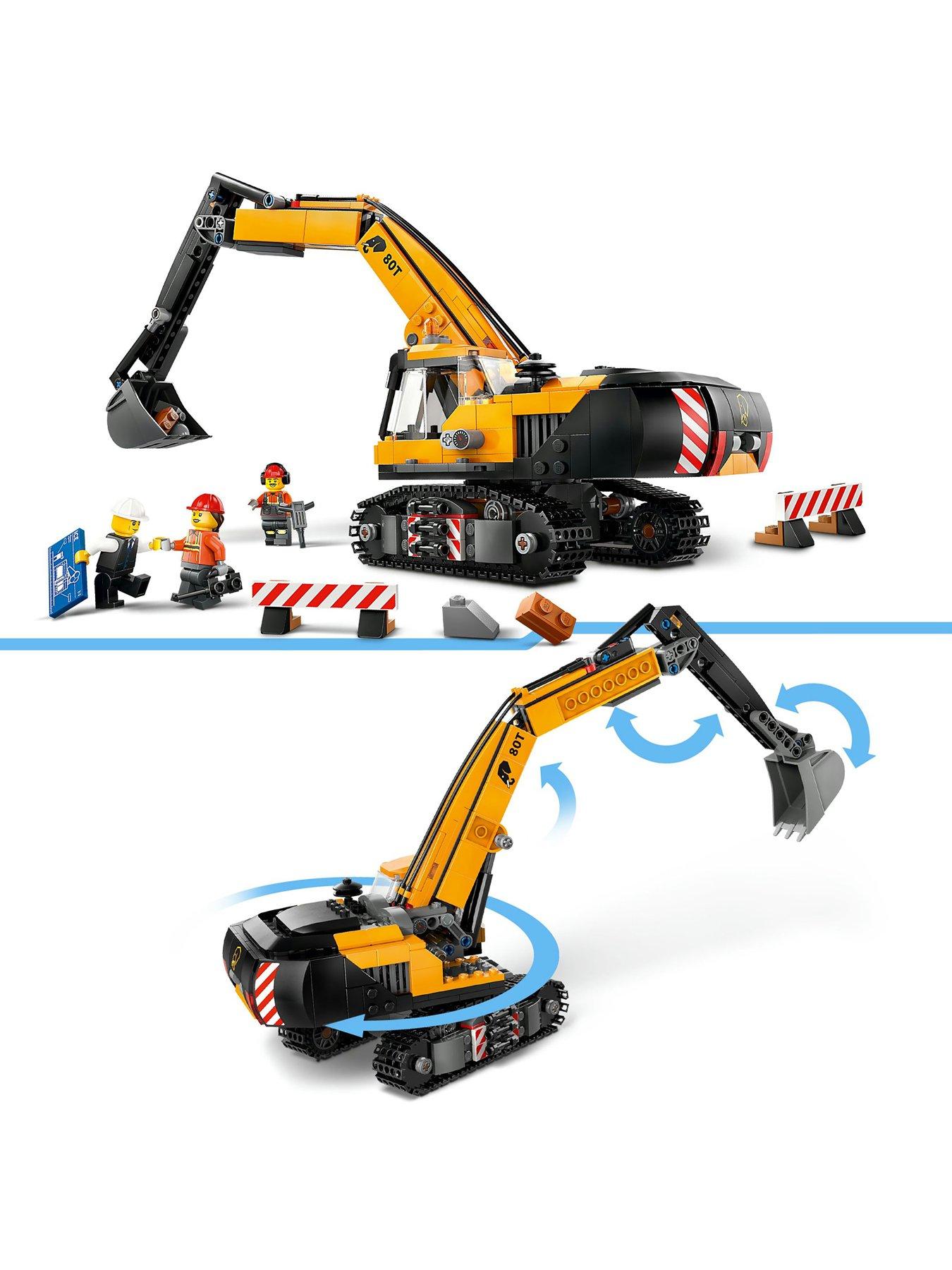 LEGO City Yellow Construction Excavator Toy 60420 | Very