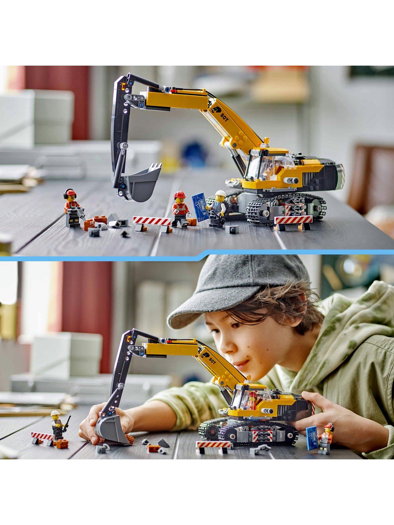 LEGO City Yellow Construction Excavator Toy 60420 | Very