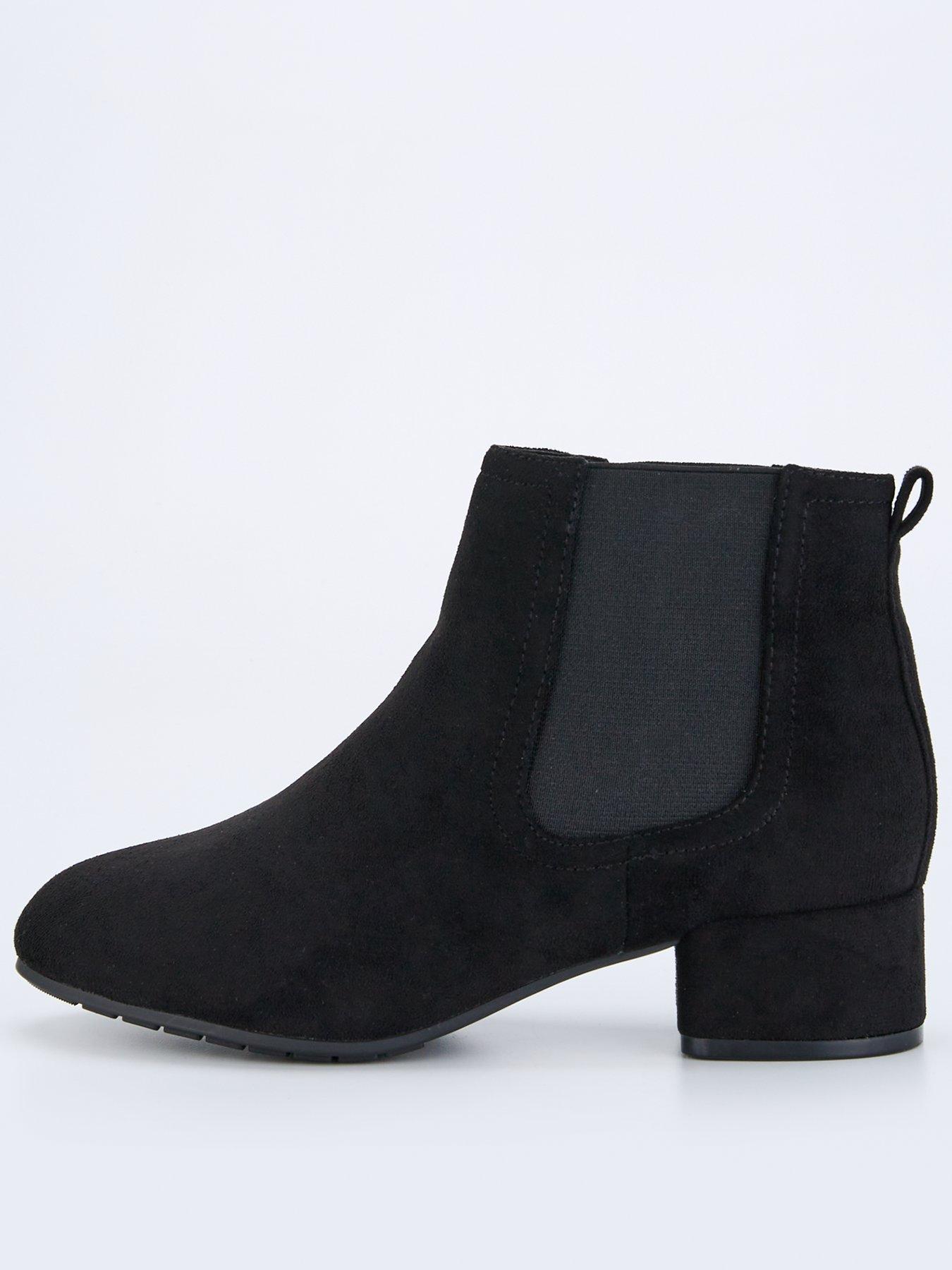 V by Very Comfort Comfort Fit Chelsea Ankle Boot - Black | Very