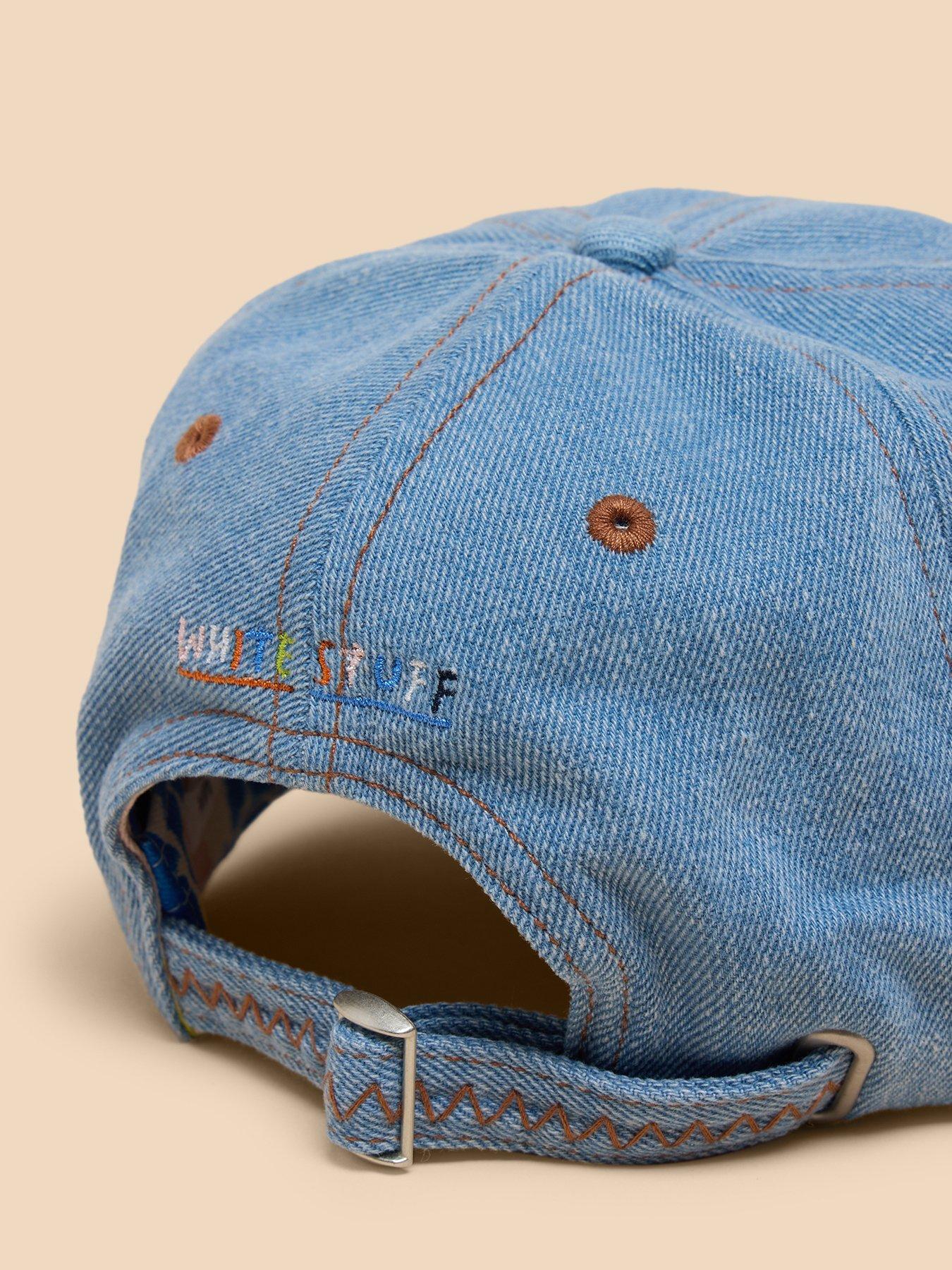 White Stuff Denim Baseball Cap - Blue | Very