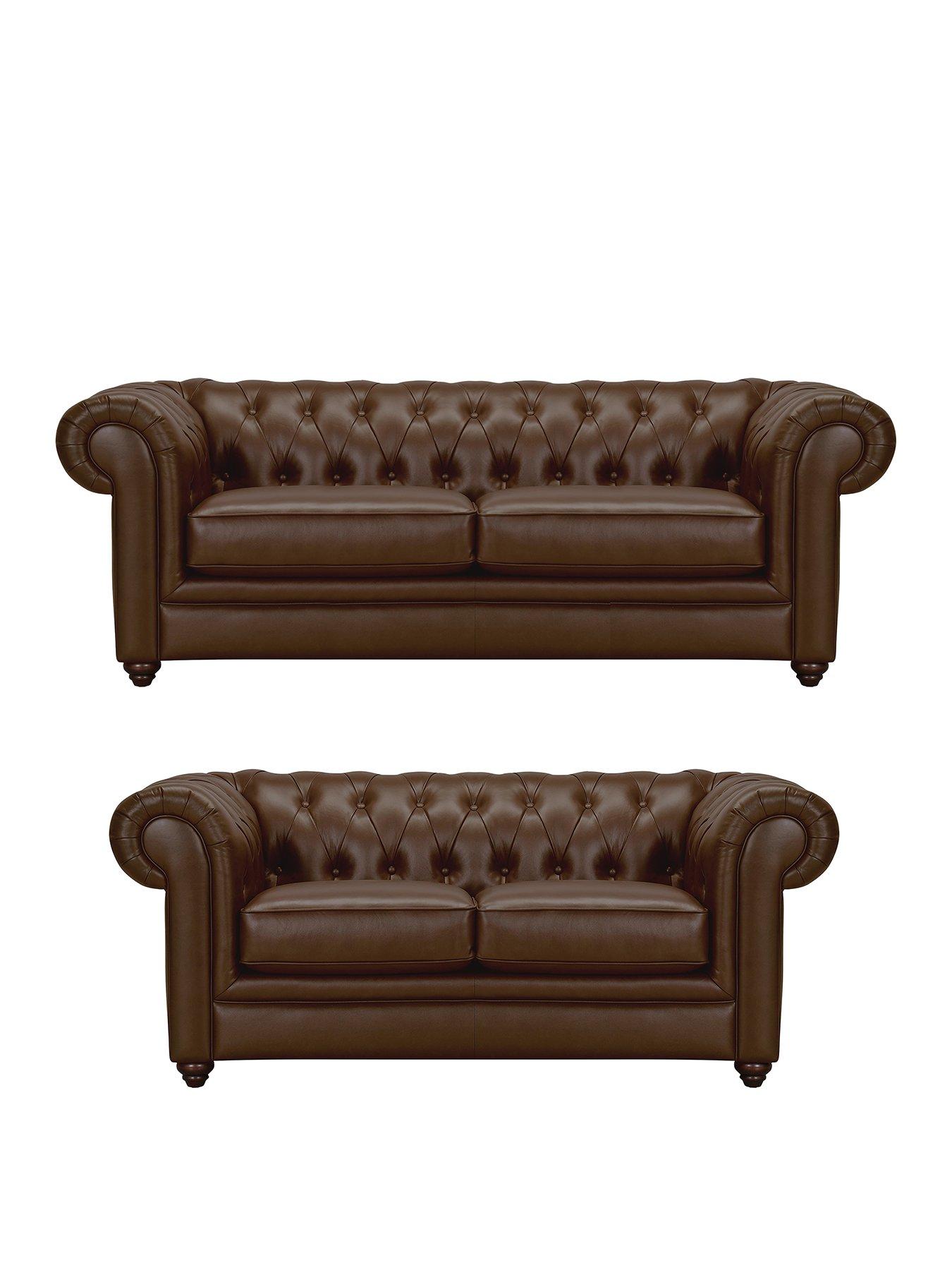 New Bakerfield 3 2 Seater Leather Faux Leather Sofa Set Buy SAVE