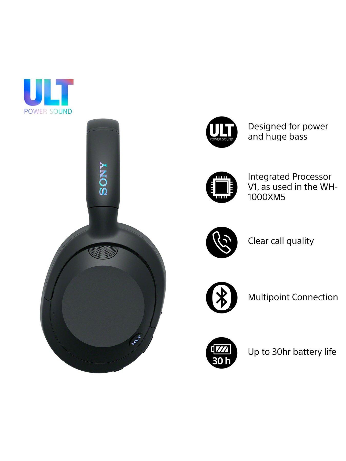 Sony ULT WEAR Wireless Noise-Cancelling Headphones with ULT POWER SOUND ...