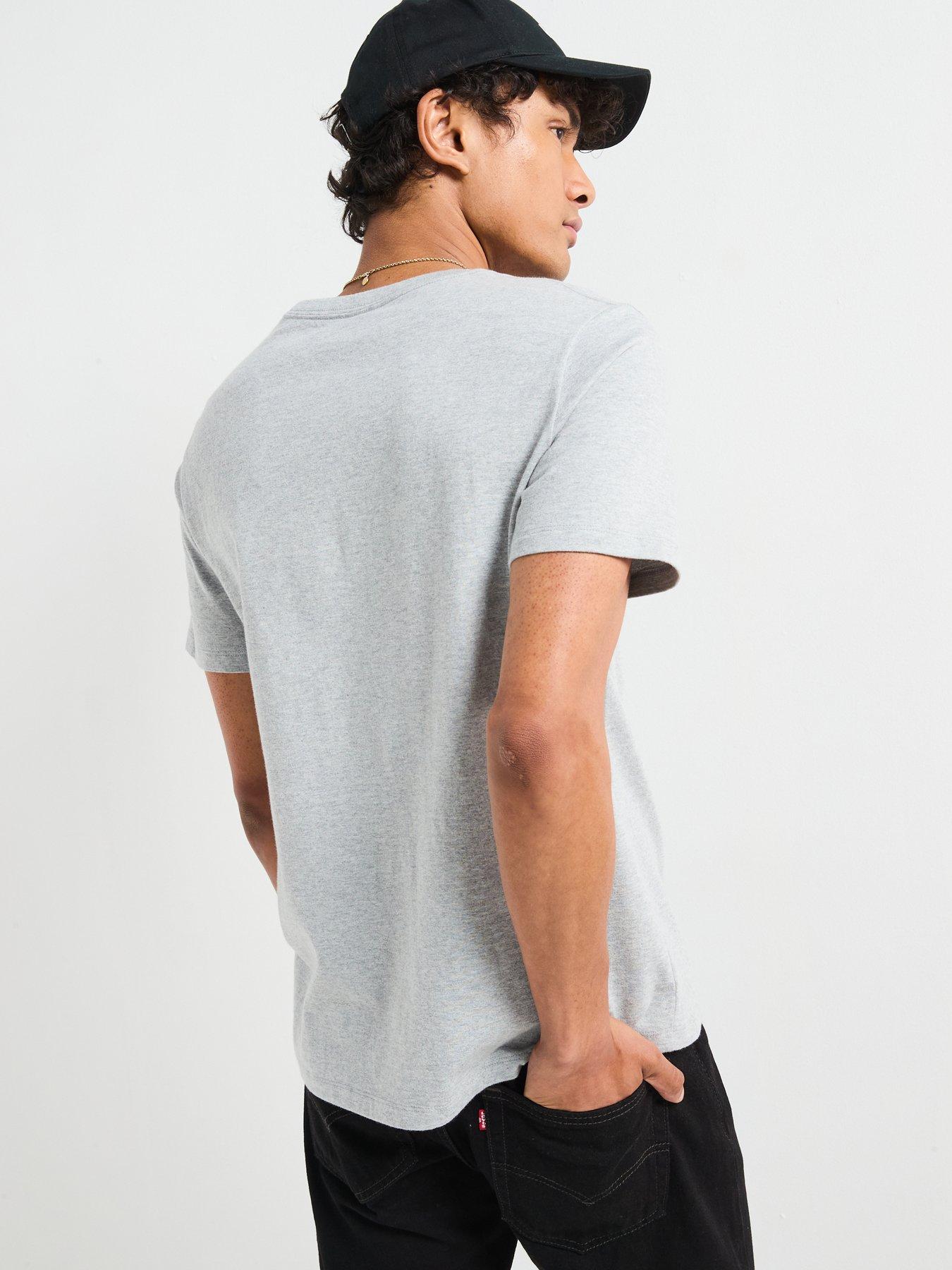 Levi's Short Sleeve Original Housemark T-Shirt - Grey | Very