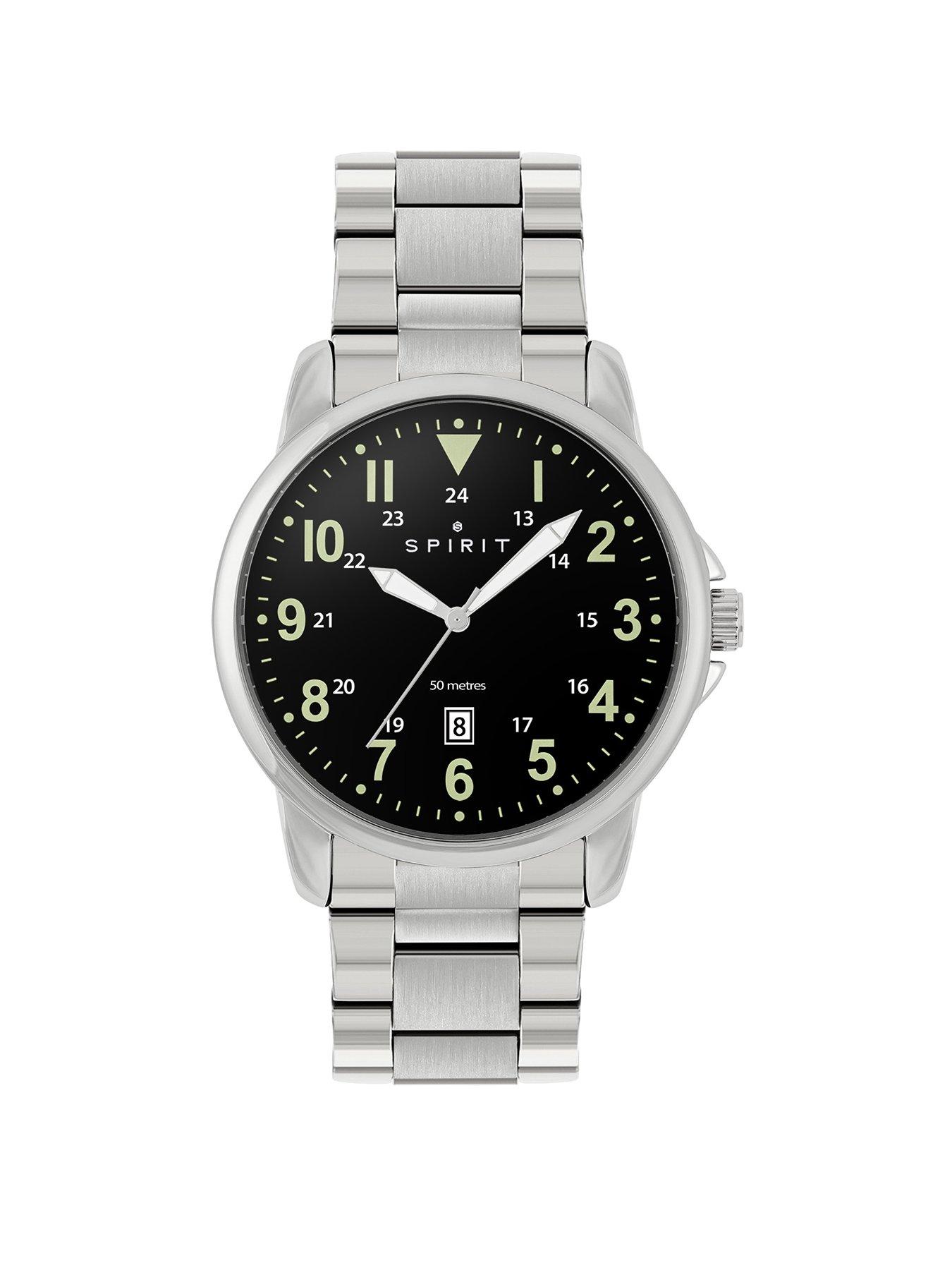 Spirit Gents Silver Sporty Bracelet Watch | Very