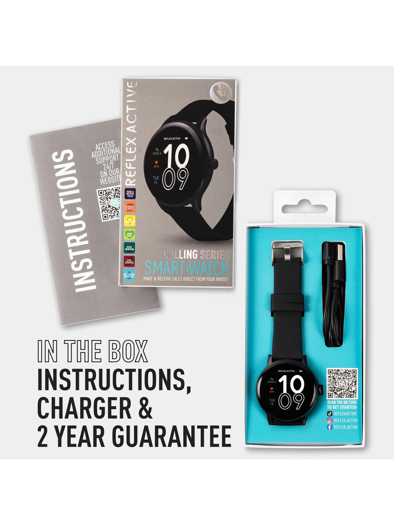 Reflex Active Series 22 Black Silicone Strap Watch | Very