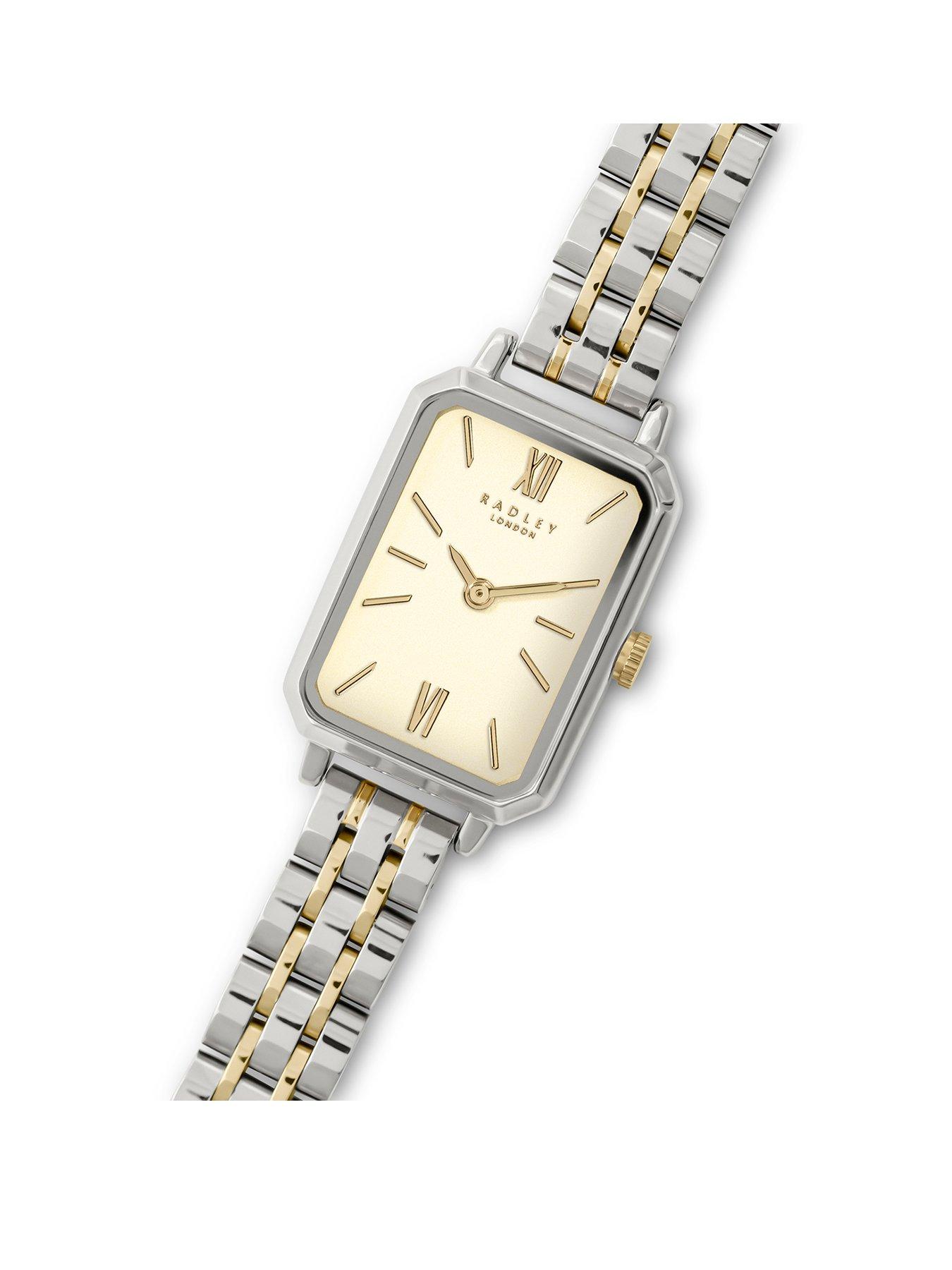 Radley Ladies Two Tone Rectangle Bracelet Watch | Very.co.uk