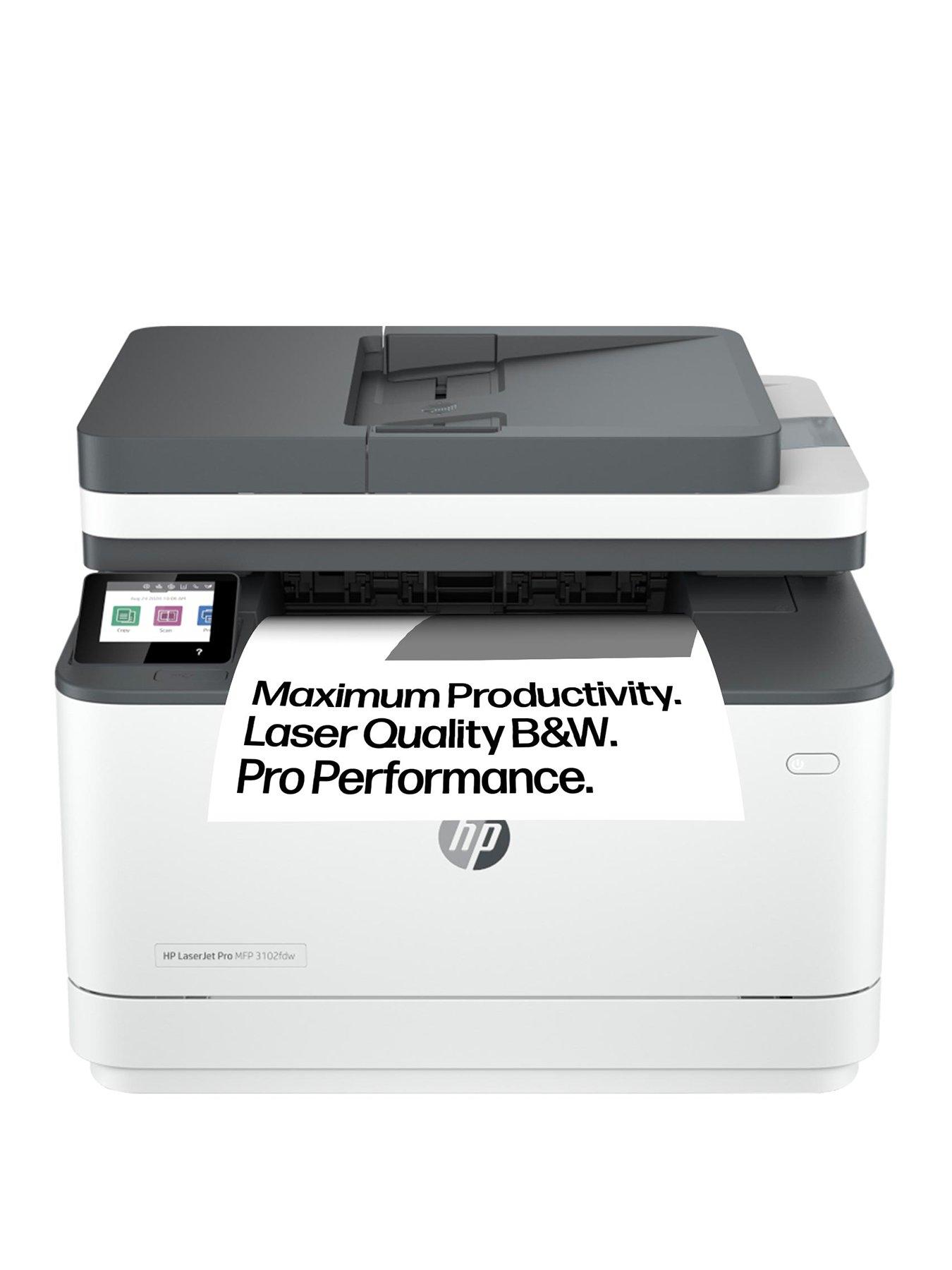 HP LaserJet Pro MFP 3102FDW Wireless Mono Printer | very.co.uk