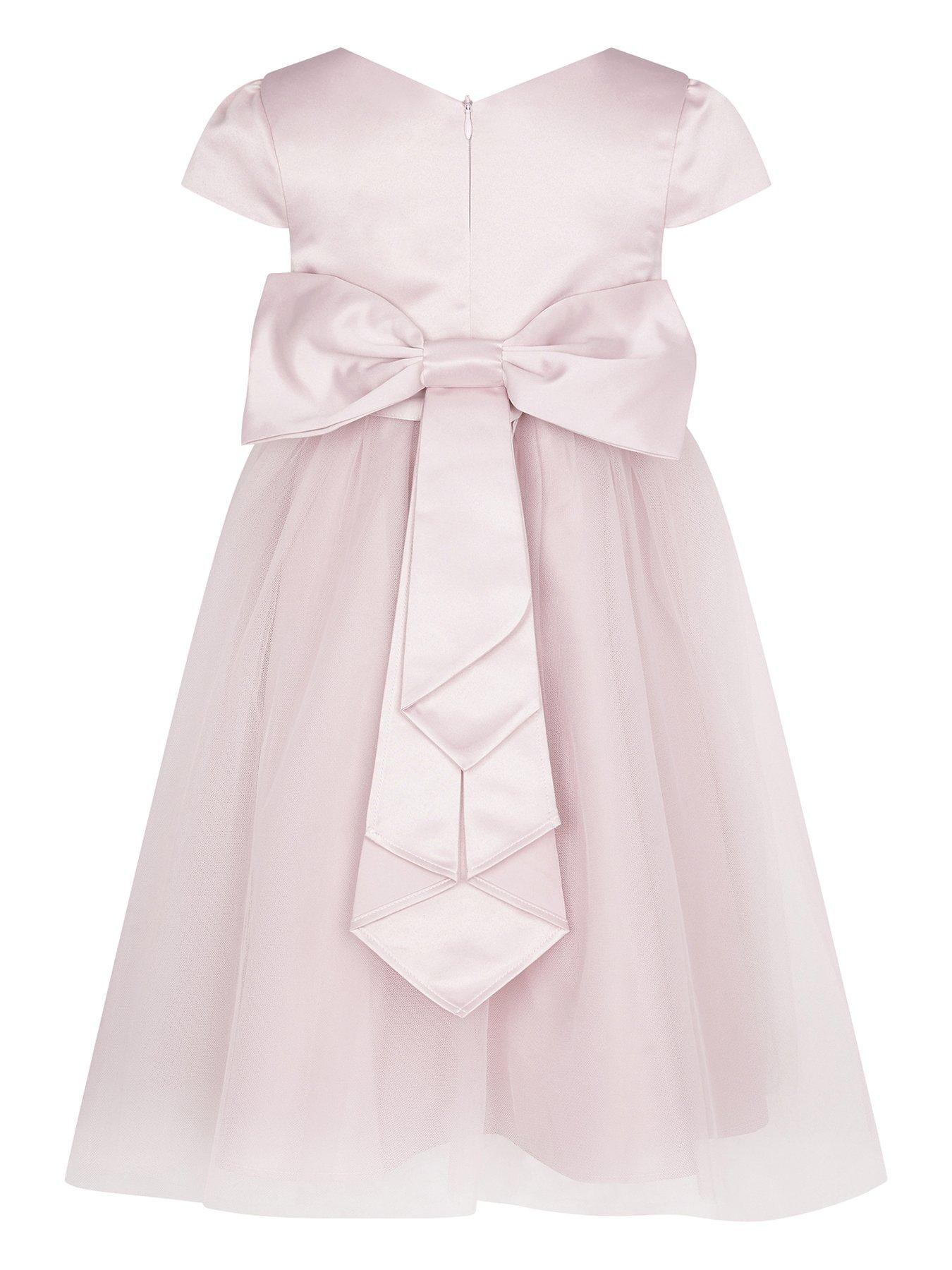 Monsoon Girls Tulle Bridesmaid Dress - Pink | Very