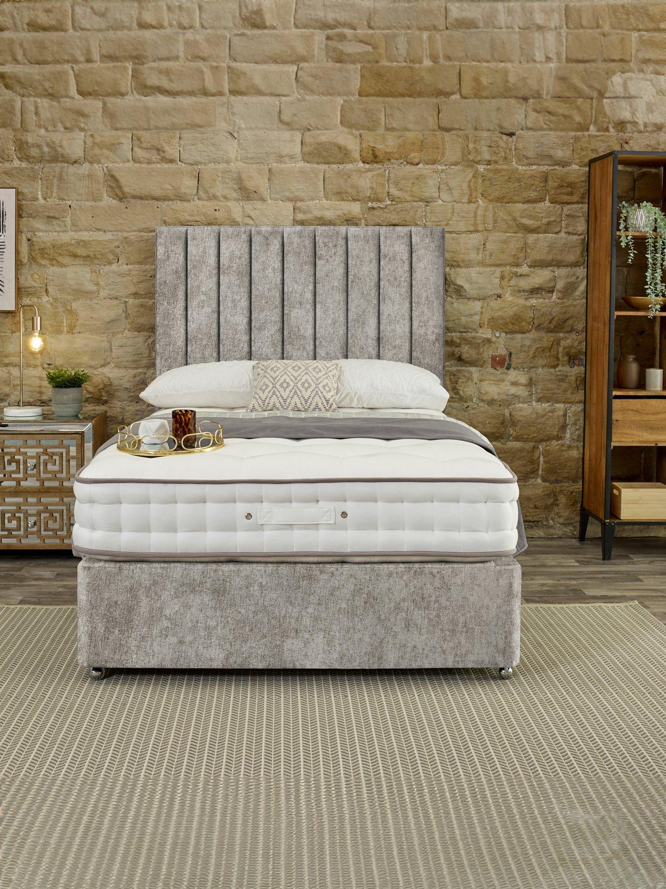 Shire Beds Signature 3000 Pocket Mattress and Upholstered Divan Base ...