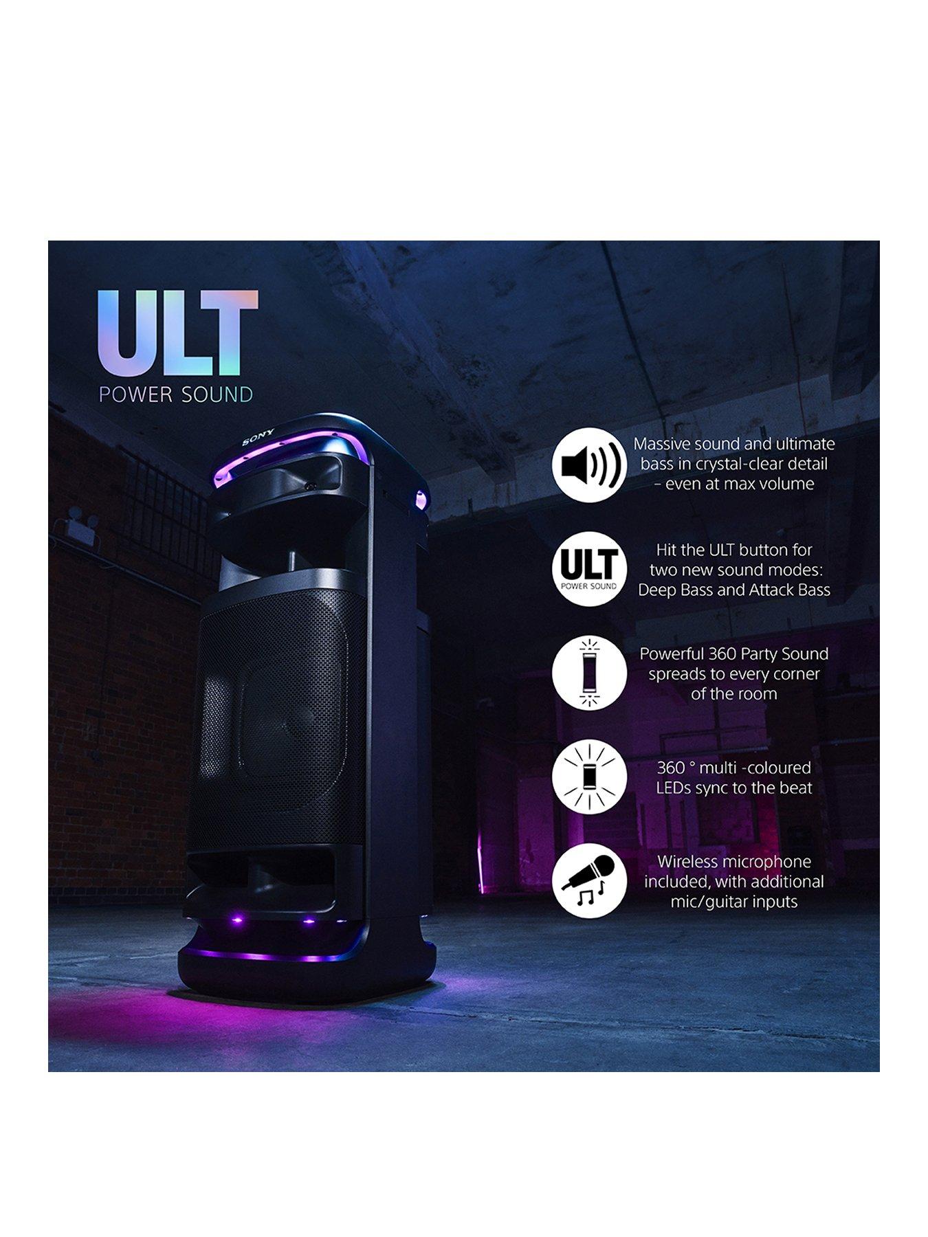Sony ULT TOWER 10 Ultimate Bluetooth Party Speaker with ULT POWER SOUND ...
