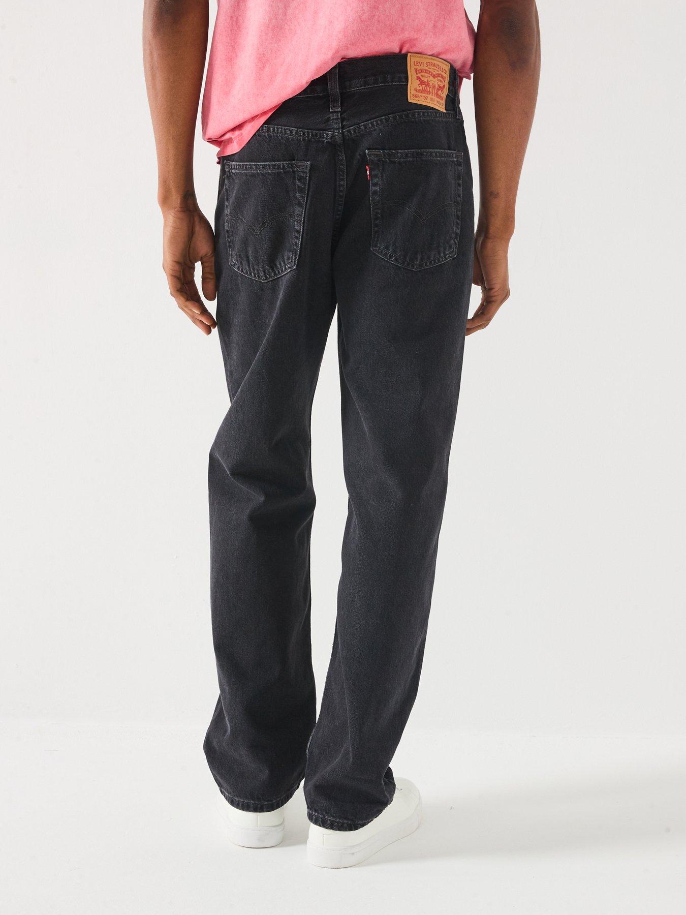 Levi's 565 '97 Loose Straight Fit Jeans - Forget Me Nots - Black | Very