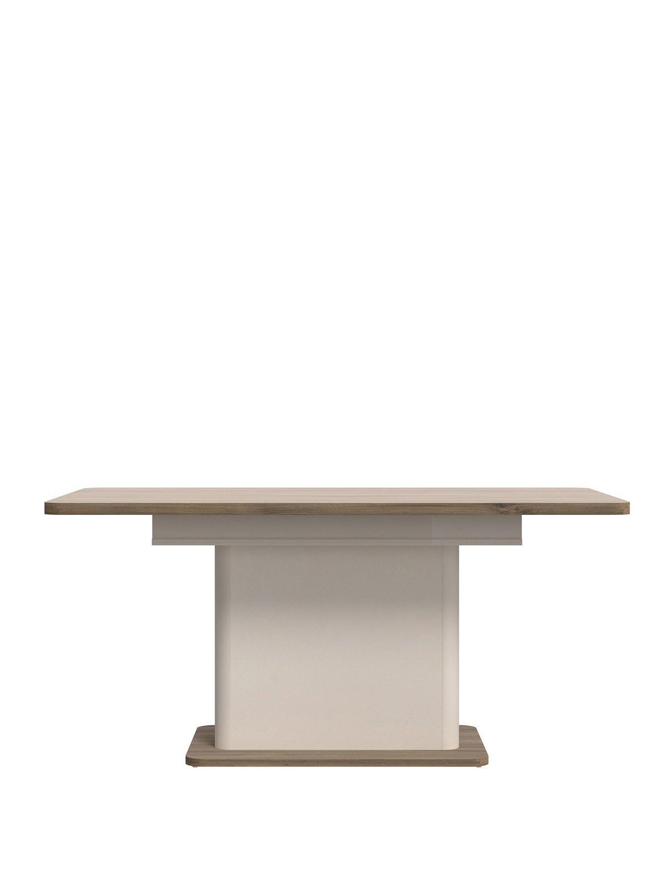 Lacetti 200 cm Extending Dining Table - Cream/Oak | Very